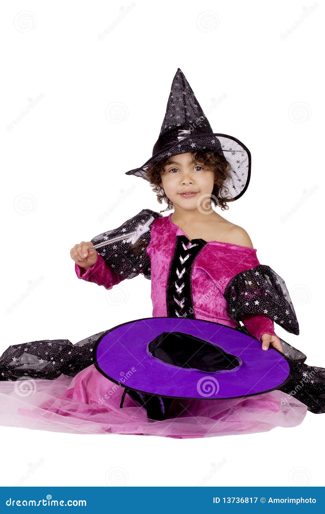 Die gute Hexe stockbild. Bild von bann, phantasie, kindheit - 13736817