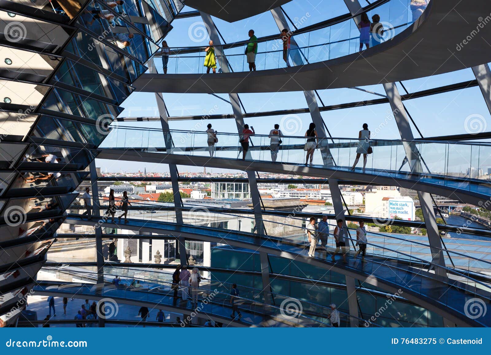 Die Haube vom Bundestag redaktionelles bild. Bild von regierung - 76483275
