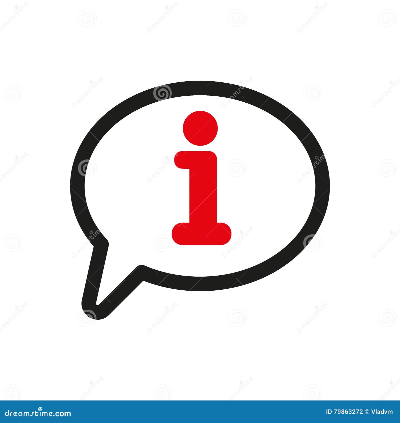 Die Informationsikone Informationen Und FAQ-Symbol Flach Vektor ...