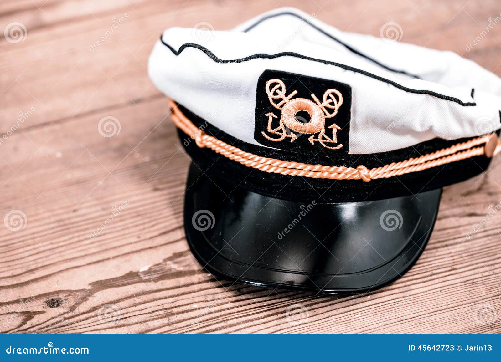 Die Kappe des Seemanns stockbild. Bild von gesicht, kalt - 45642723