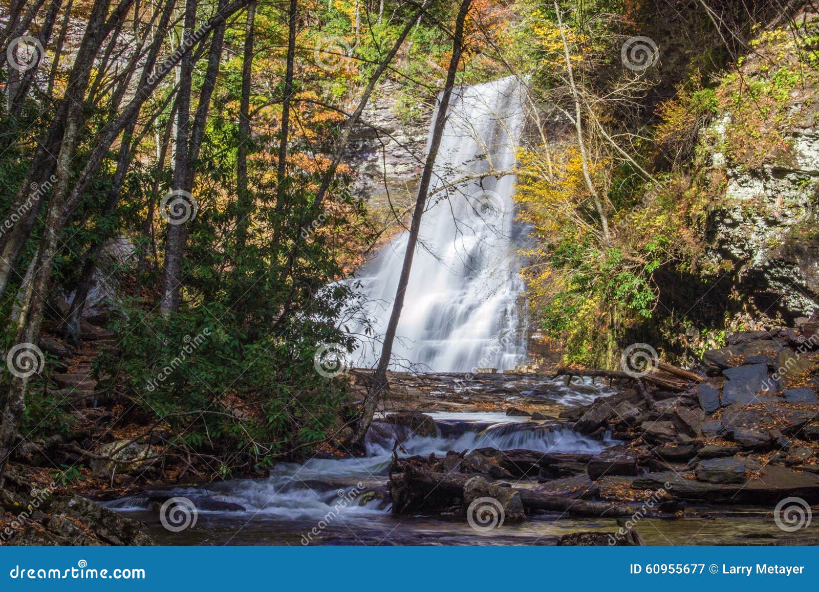 Die Kaskaden, Giles County, Virginia, USA Stockbild - Bild von ...