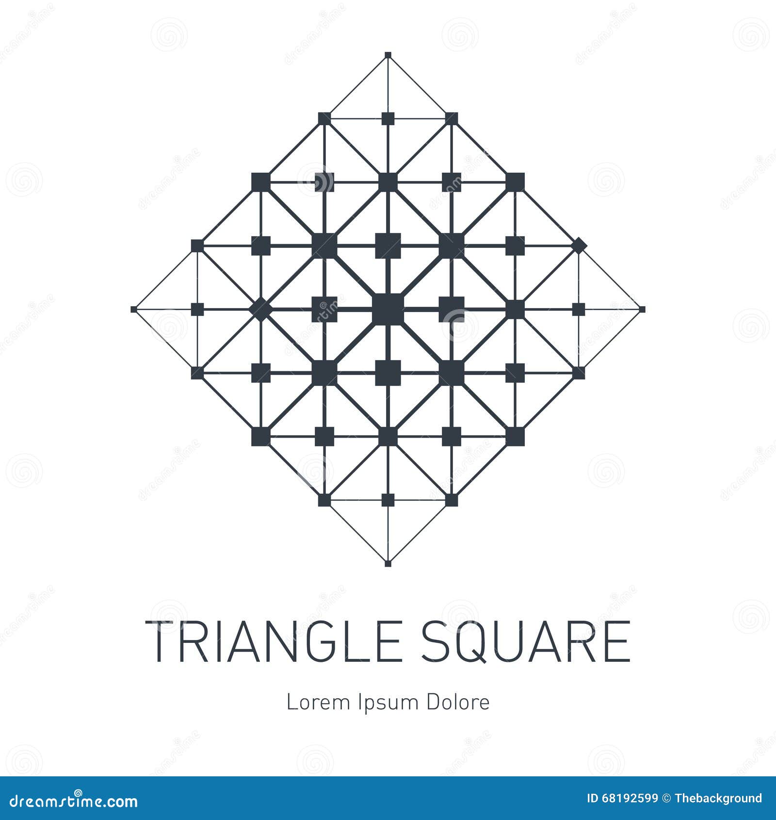 Die Niedrig-Polymasche Modernes Stilvolles Logo Gestaltungselement Mit ...