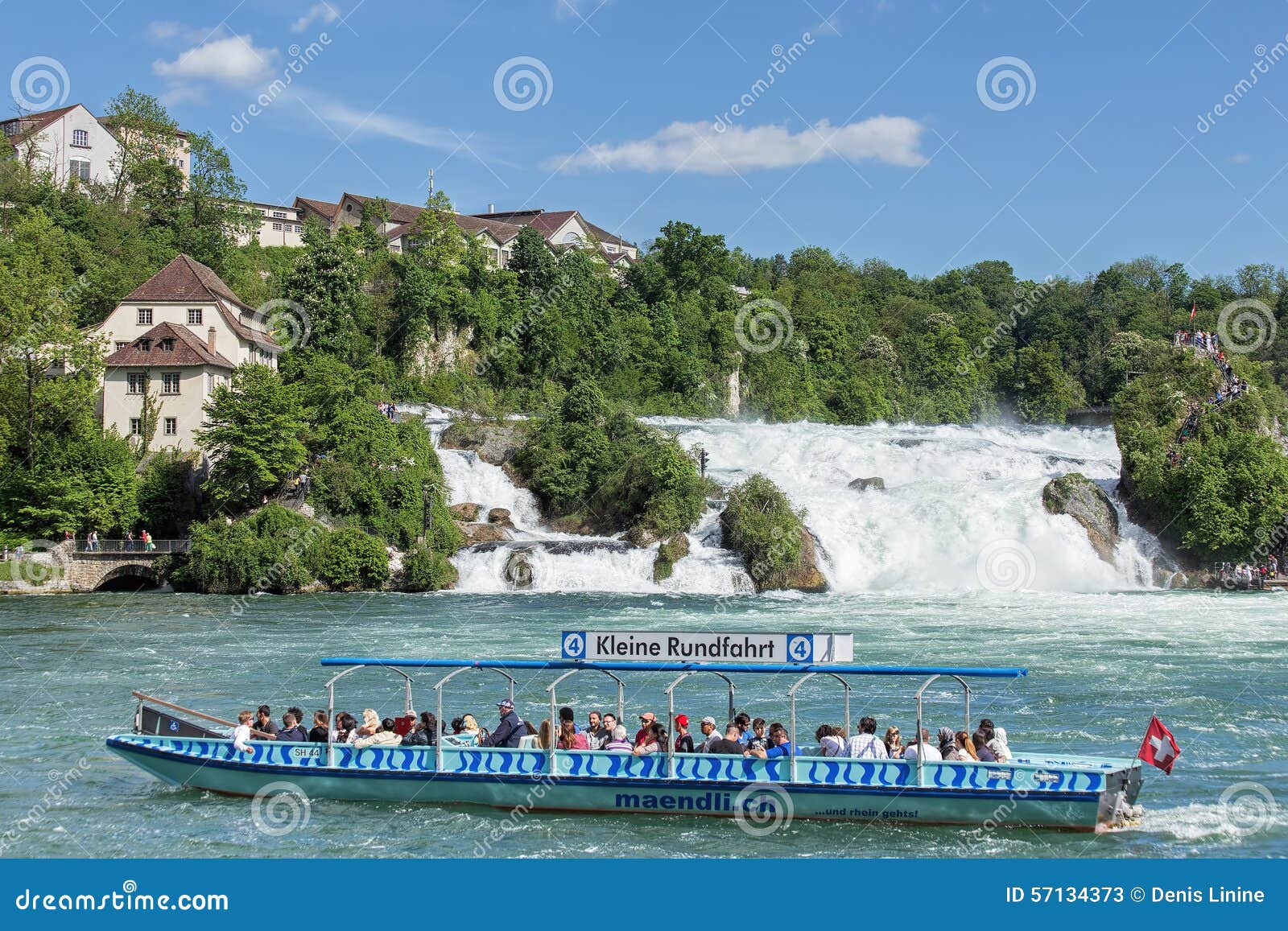 Die Rheinfall redaktionelles stockfoto. Bild von frühjahr - 57134373