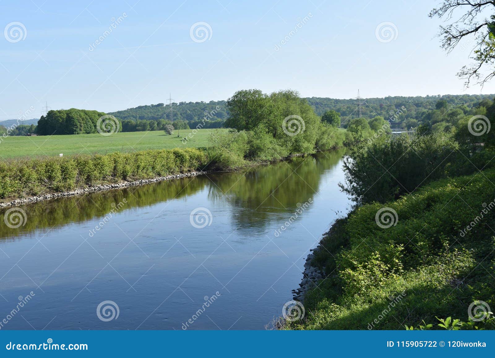 Die Ruhr stockfoto. Bild von ruhrgebiet, essen, wald - 115905722