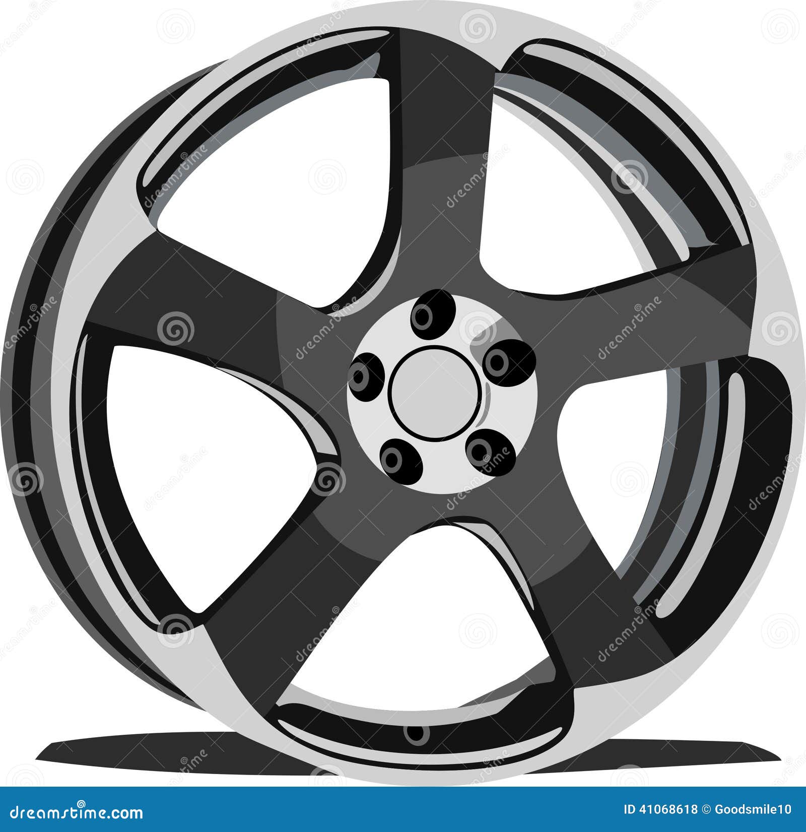 Die Scheibe des Autos vektor abbildung. Illustration von pneumatisch ...