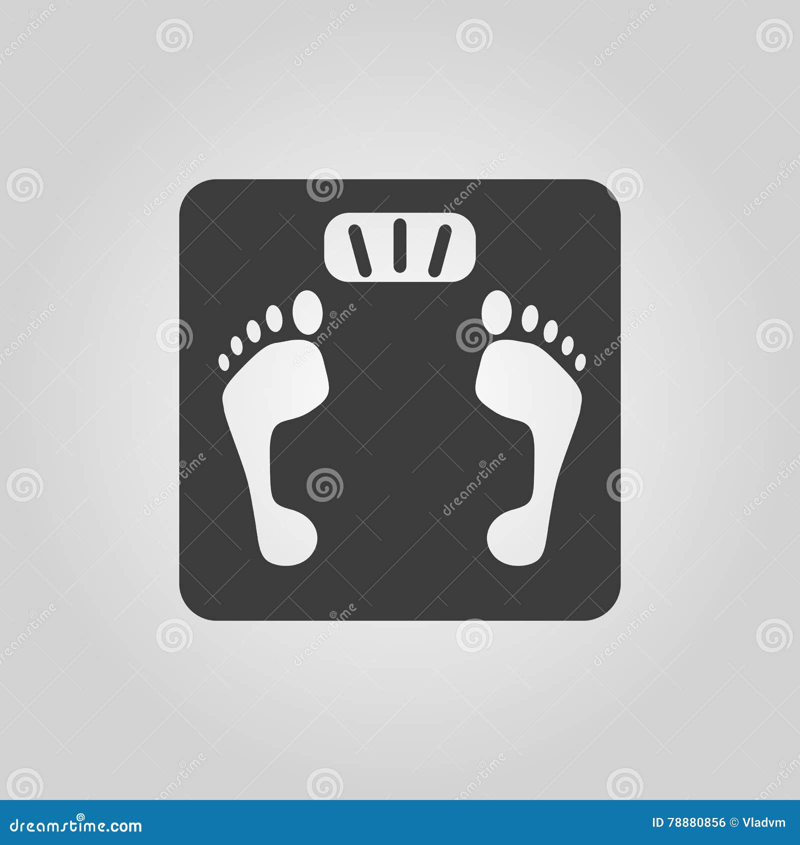 Die Skalaikone Stuft Symbol Ein Flach Vektor Abbildung - Illustration ...