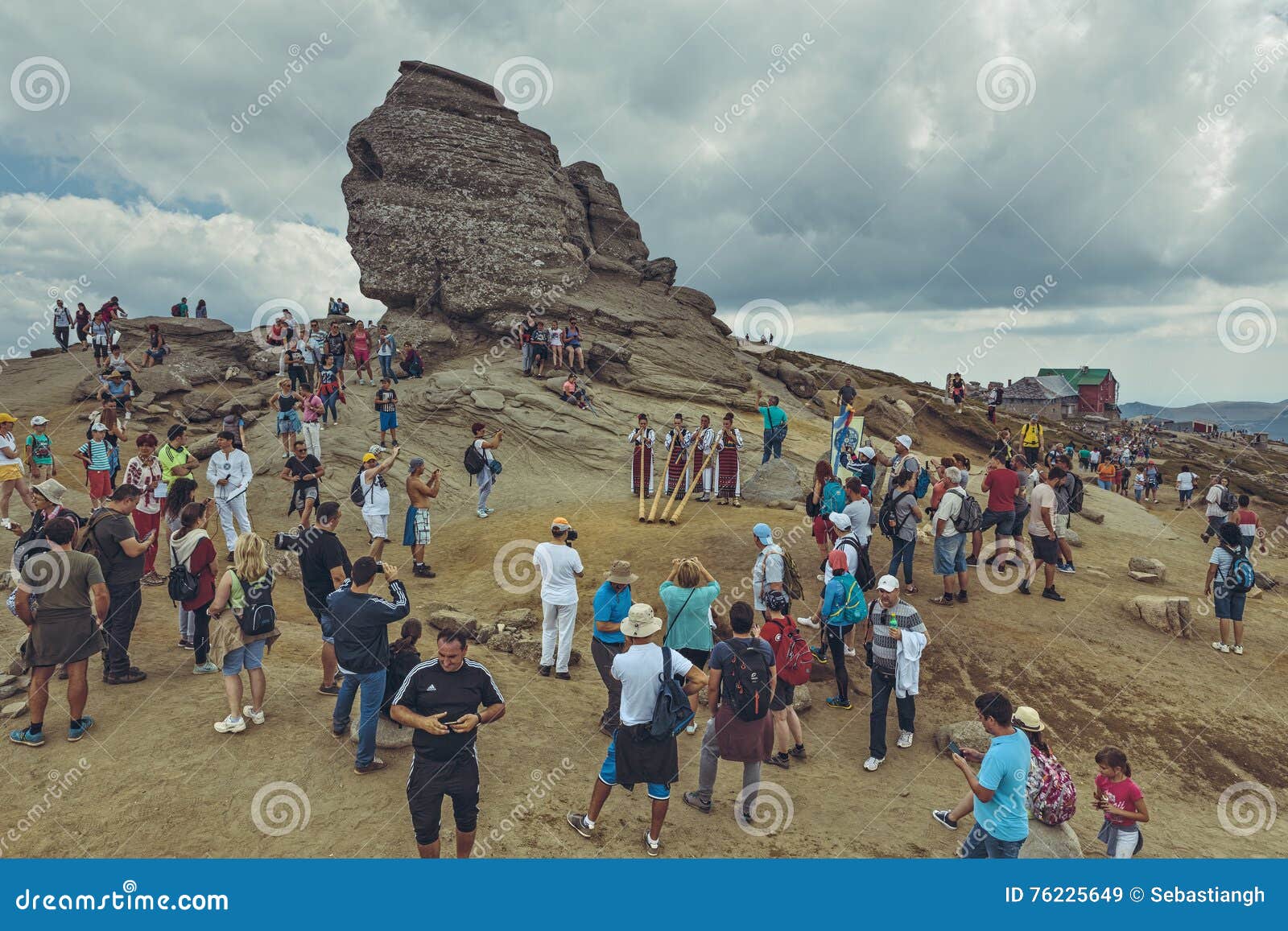 Die Sphinx, Bucegi-Berge, Rumänien Redaktionelles Stockbild - Bild von ...