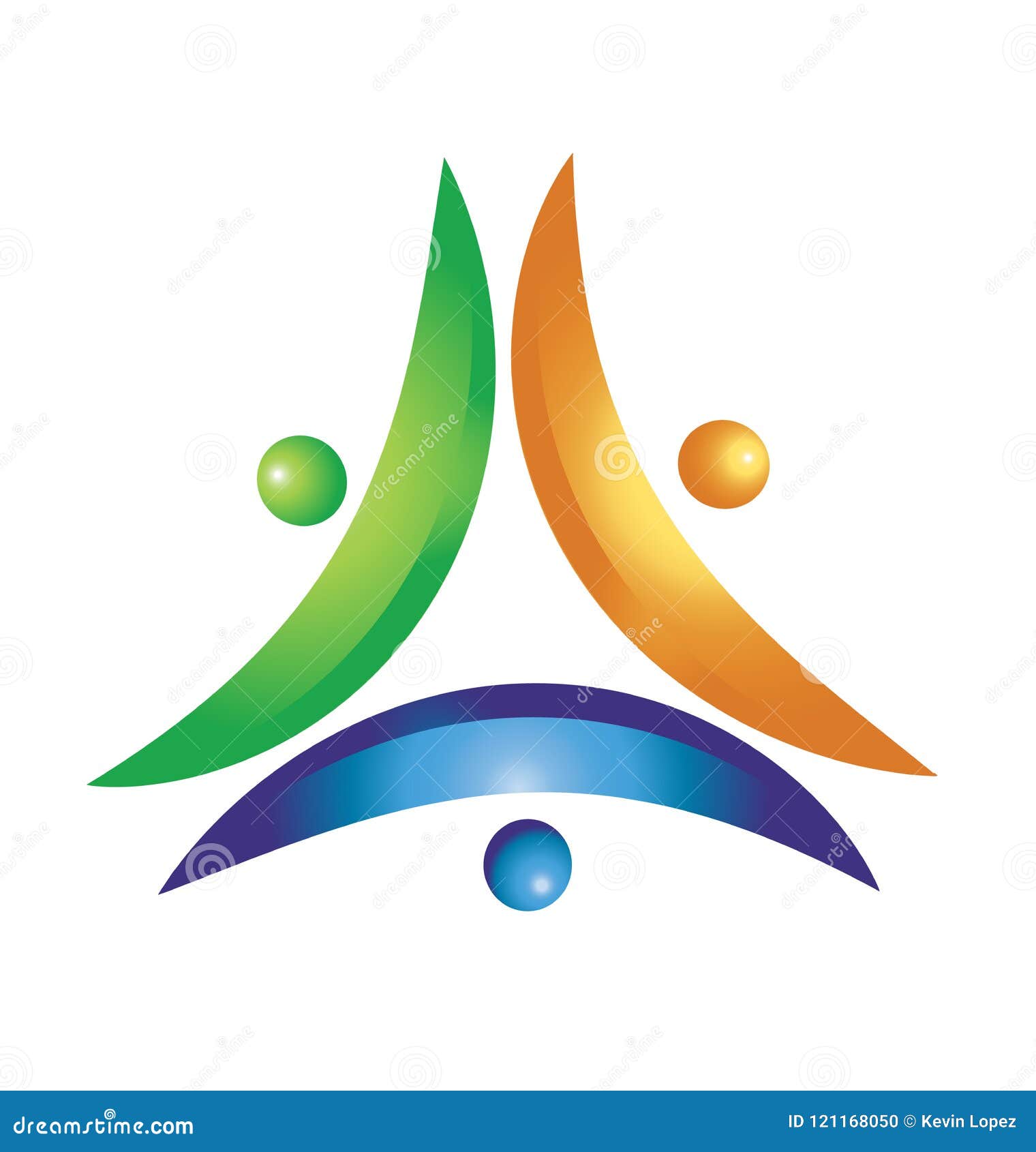 Die Teamwork-Leute, Die Ein Dreieck Bilden, Formen, Vector Ikone Vektor ...