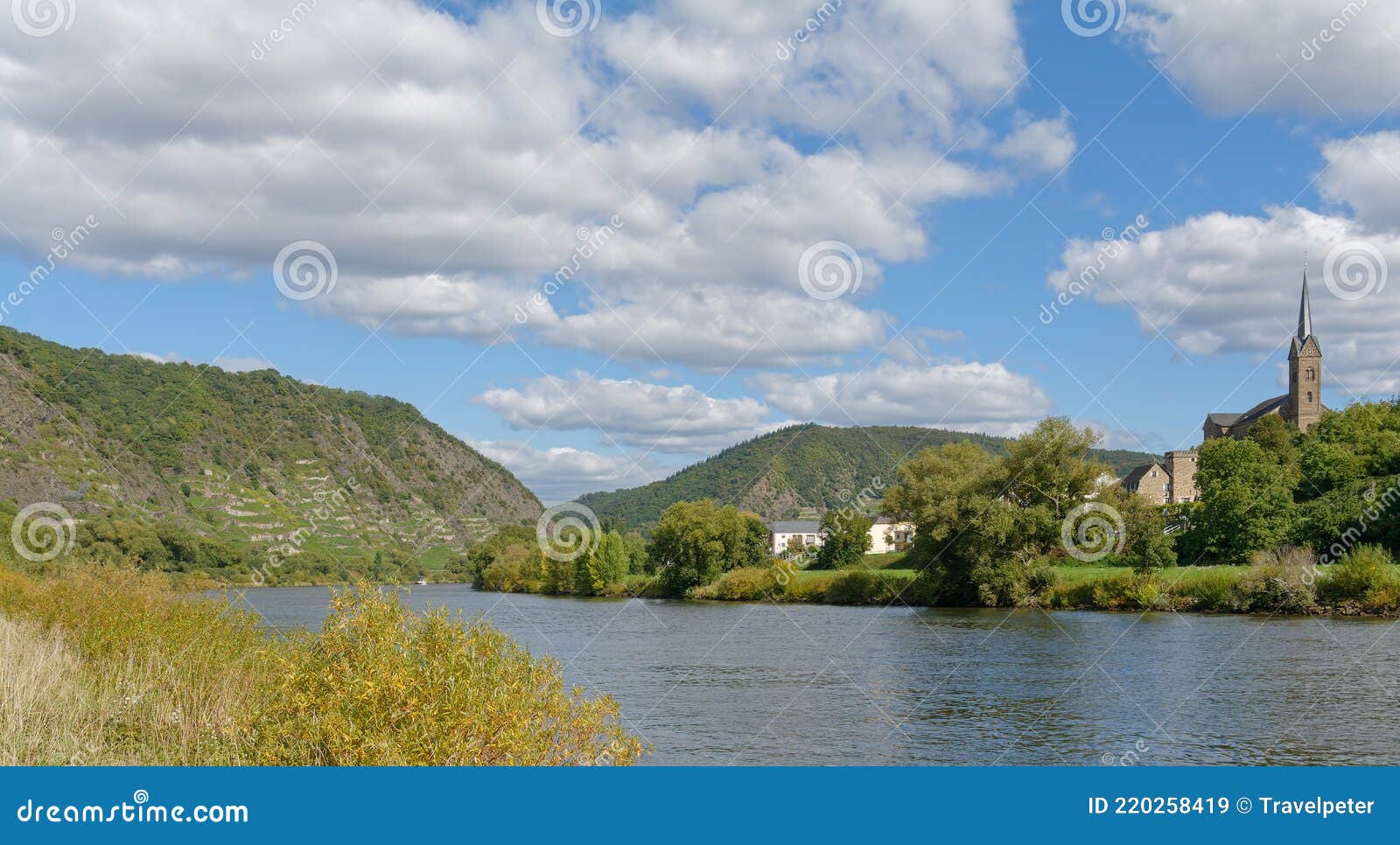 Dieblich,Mosel Valley,Germany Stock Image - Image of europe, rhineland ...