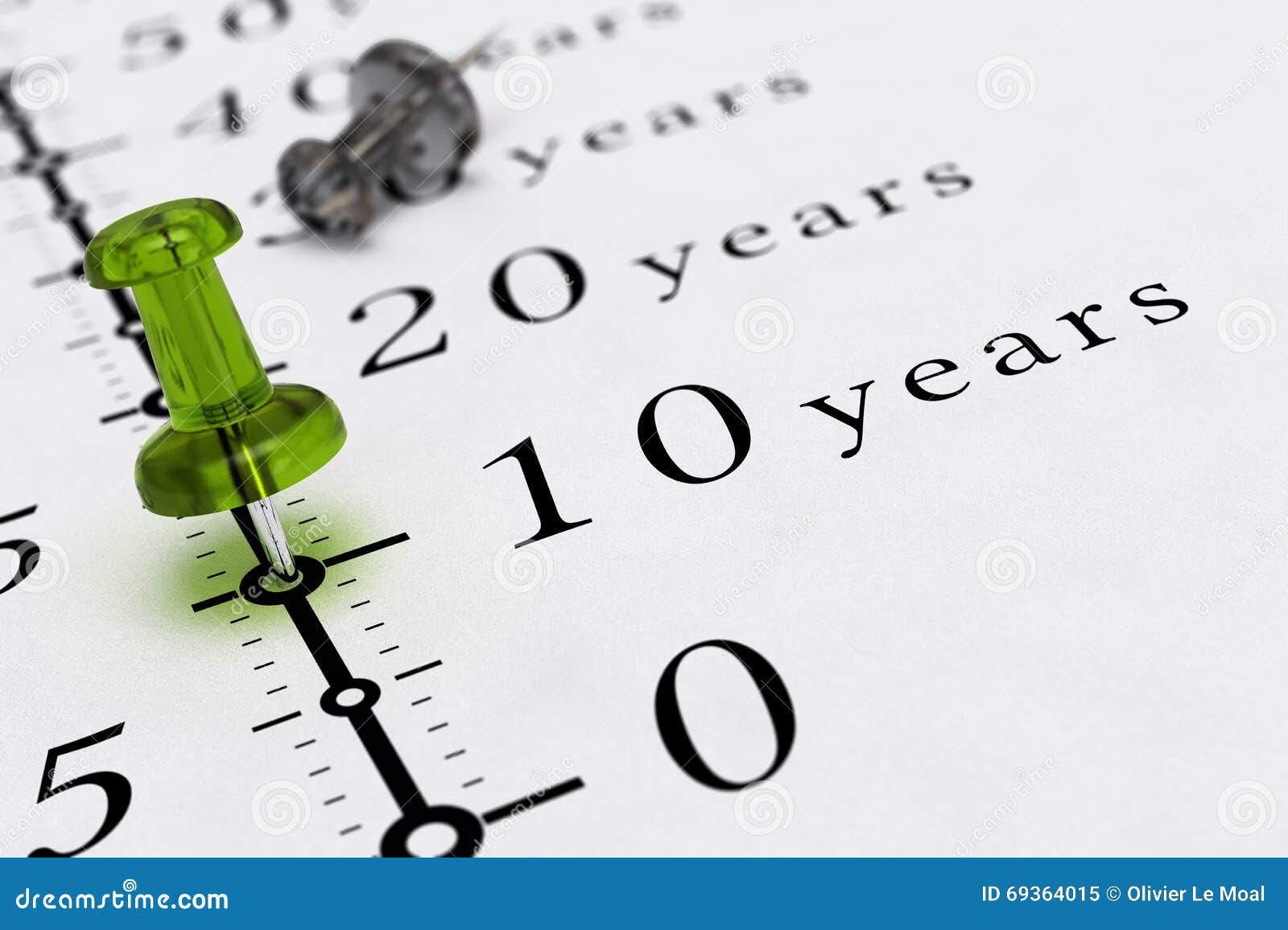 Dieci anni di durata illustrazione di stock. Illustrazione di scadenza ...