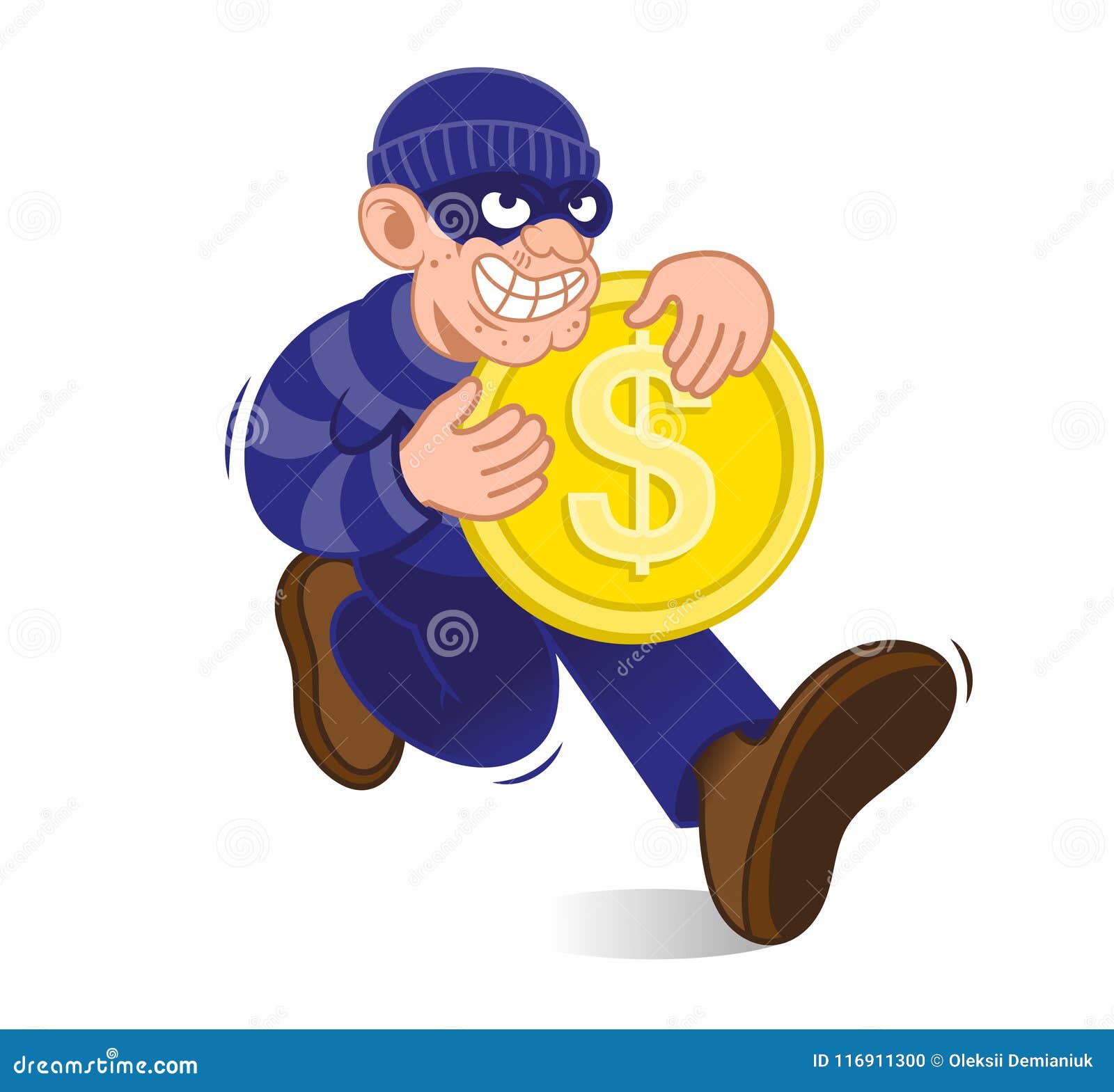 Dief vector illustratie. Illustration of gegevens, verraderlijk - 116911300