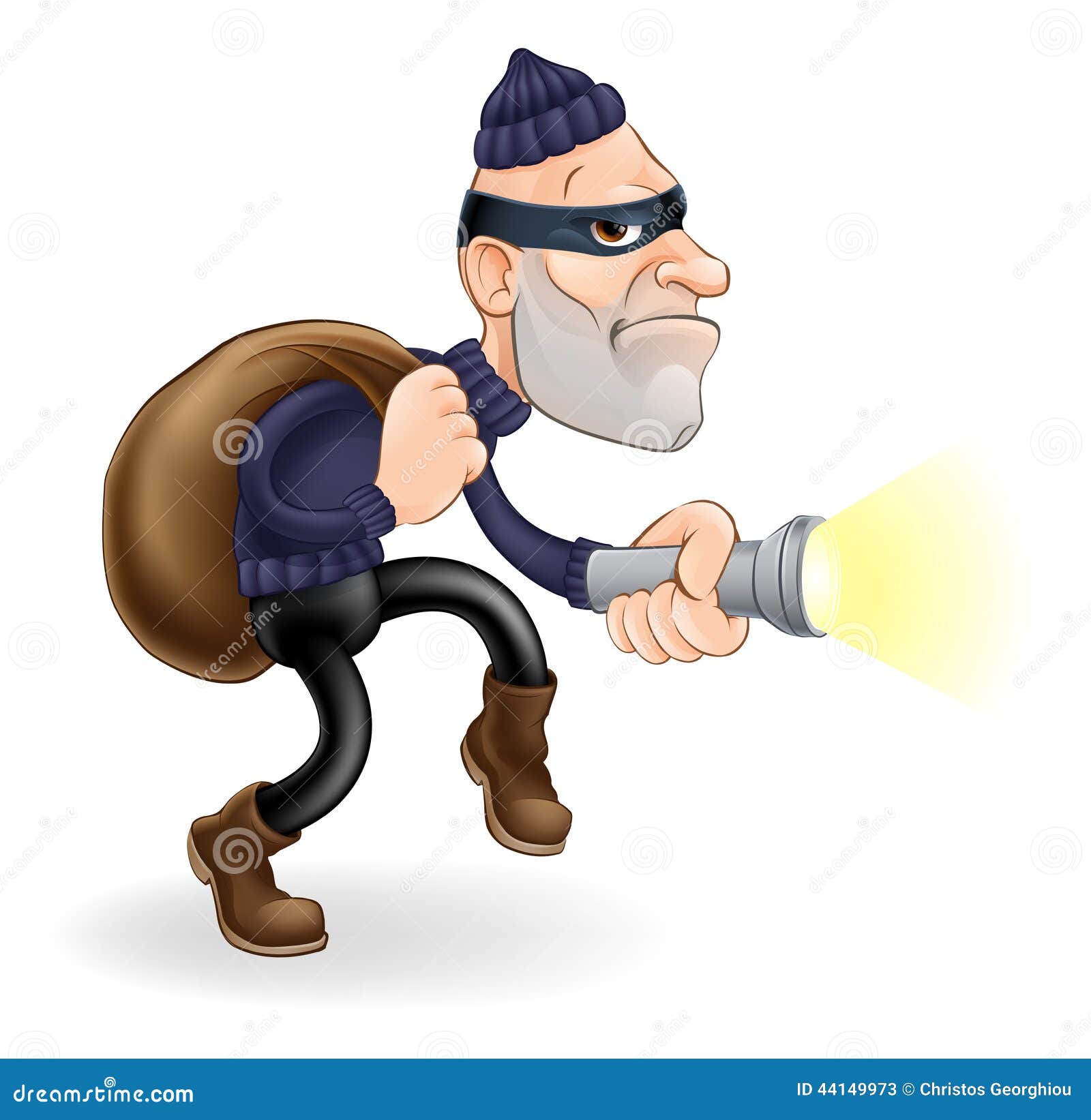 Dief of inbreker vector illustratie. Illustration of ingang - 44149973