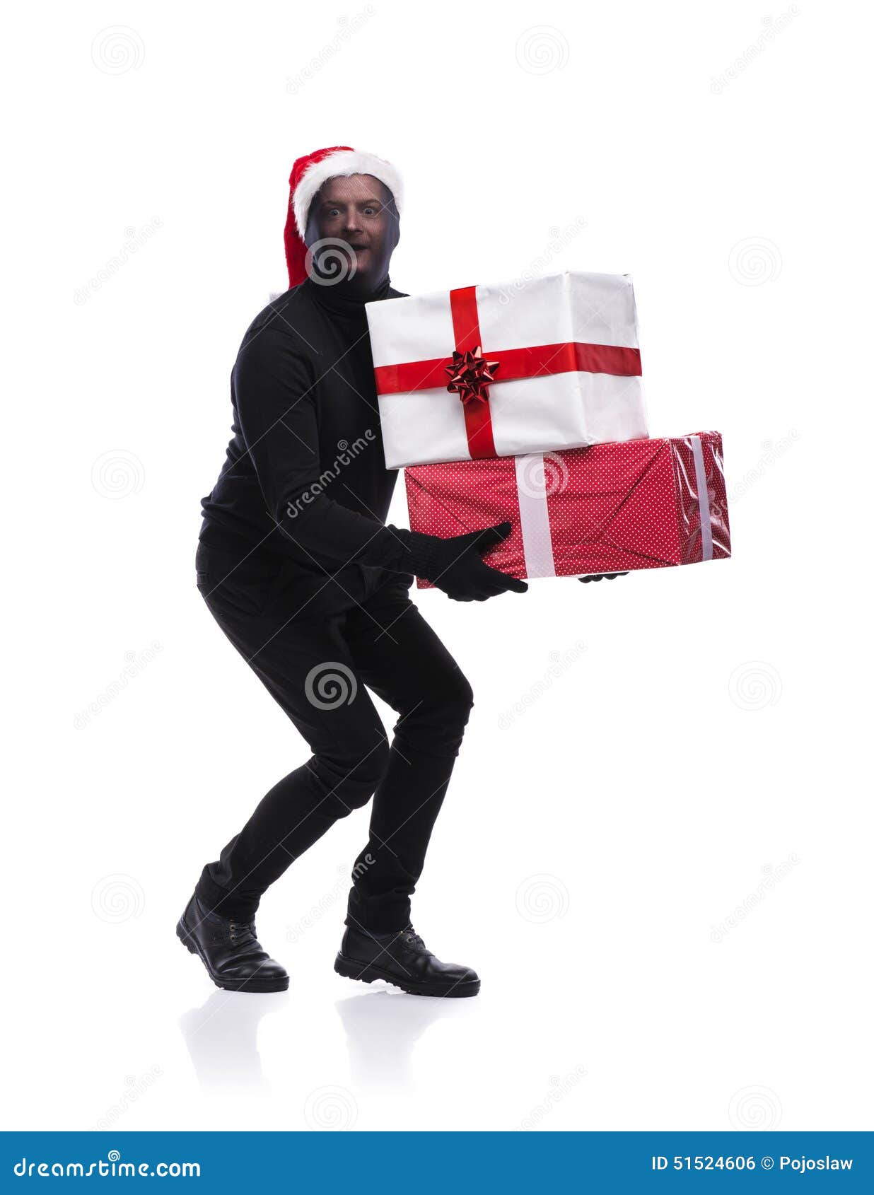 Dief in zwart masker stock foto. Image of breken, mannetje - 51524606