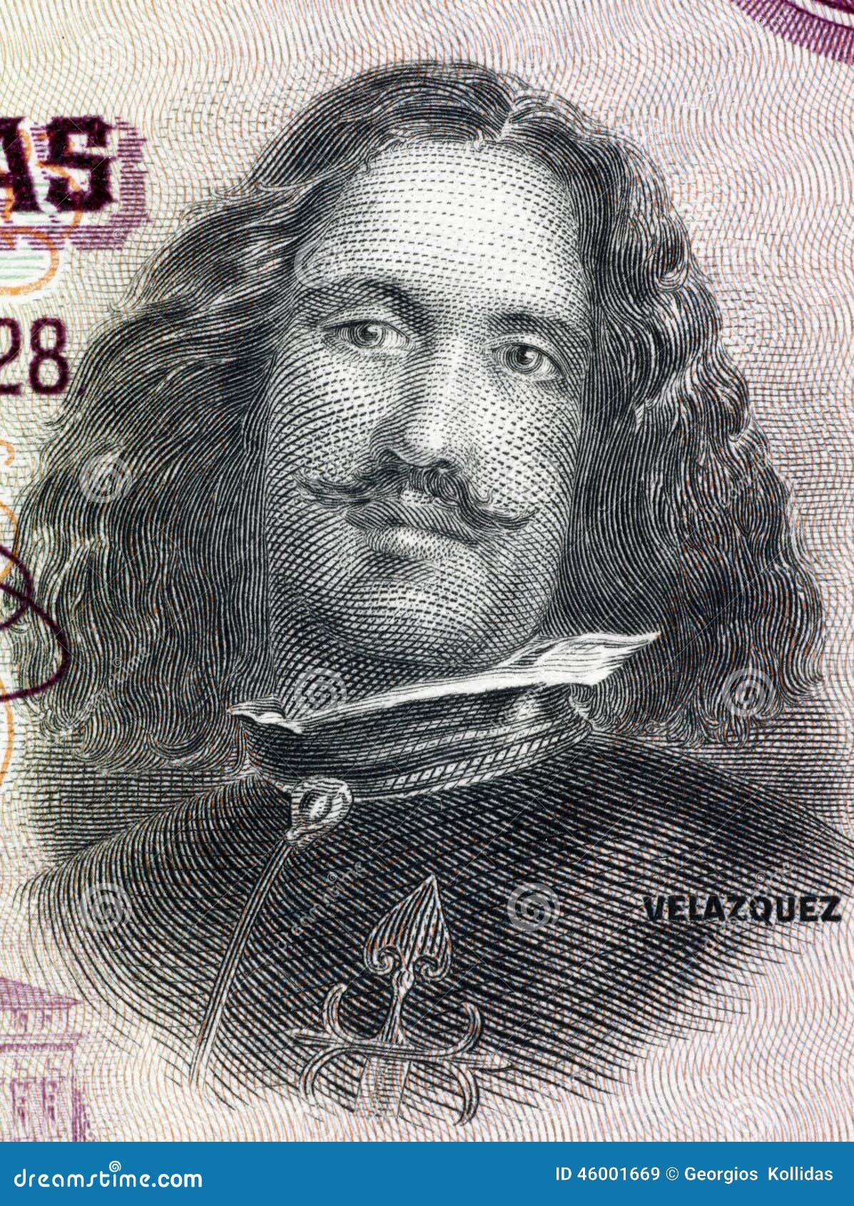 Diego Velazquez editorial stock image. Image of pesetas - 46001669