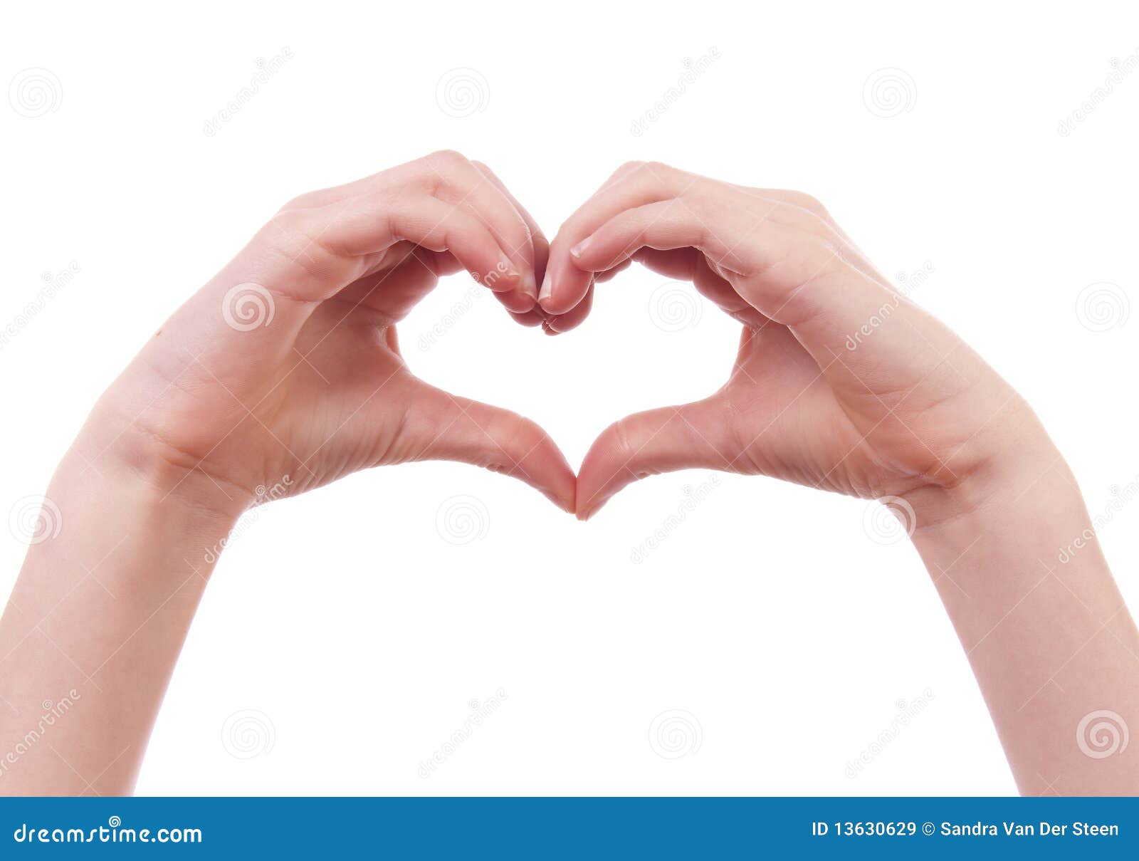 Dient vorm van hart in stock afbeelding. Image of uitdrukking - 13630629