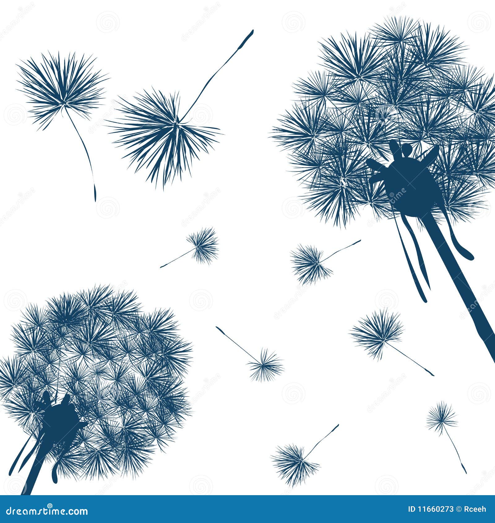 Diente de león del vector ilustración del vector. Ilustración de ...