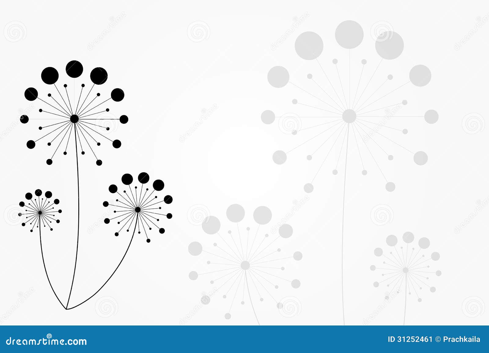 Diente de león del vector ilustración del vector. Ilustración de ...