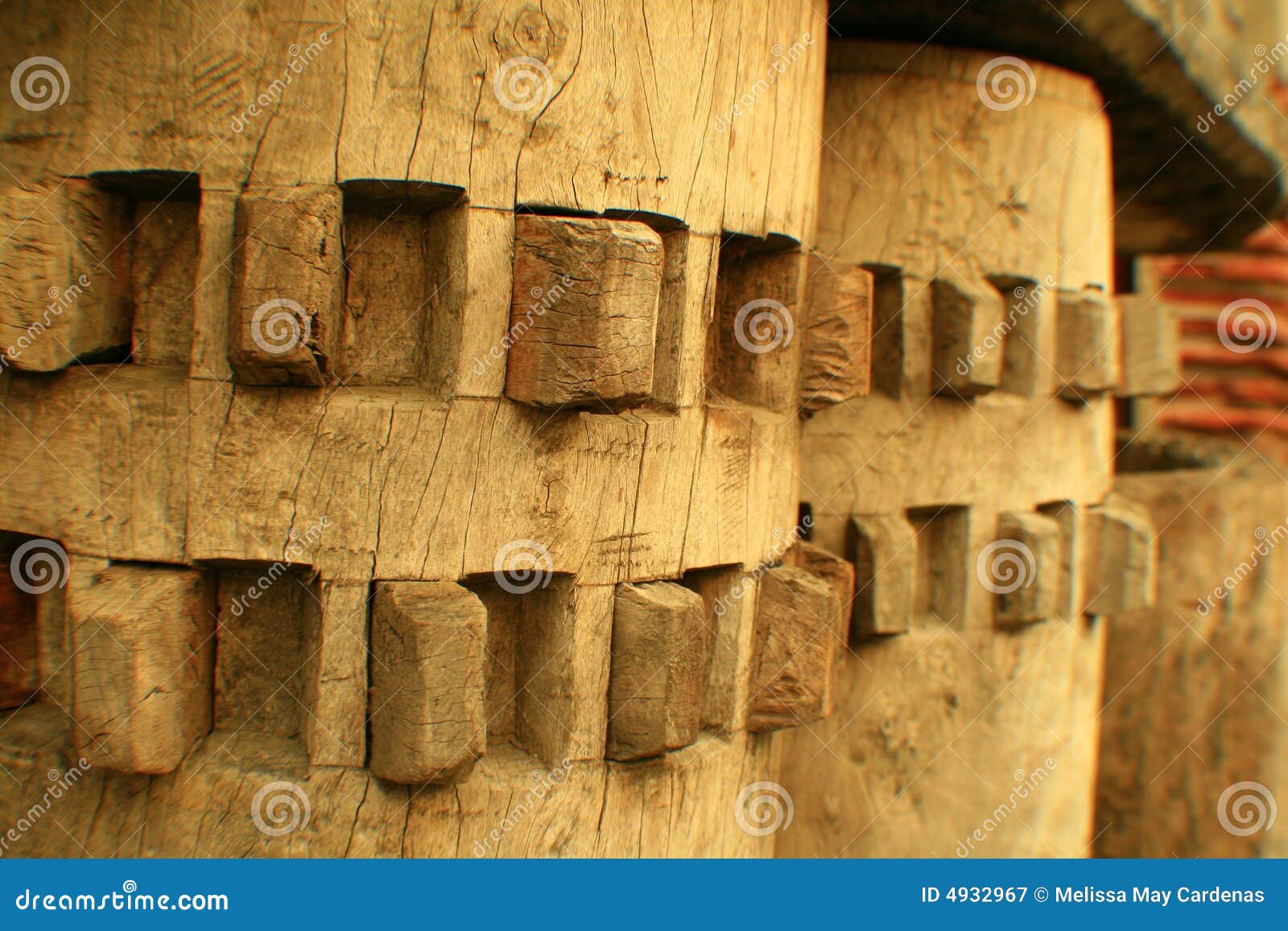 Dientes de madera imagen de archivo. Imagen de madera - 4932967