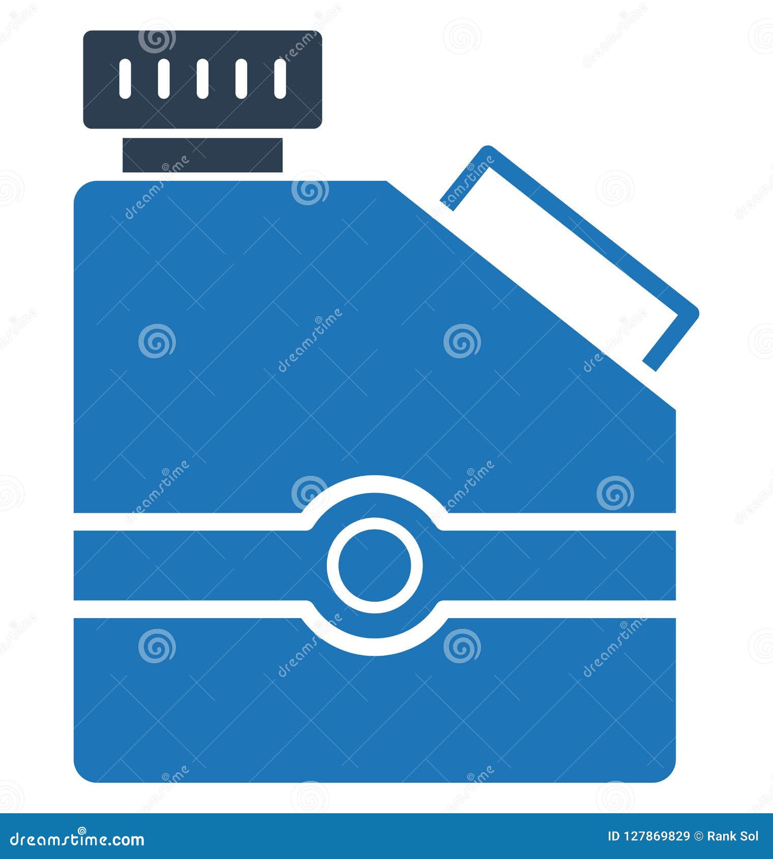 Diesel Can, Gallon Isolated Vector Icon Can Be Easily Modified or Edit ...