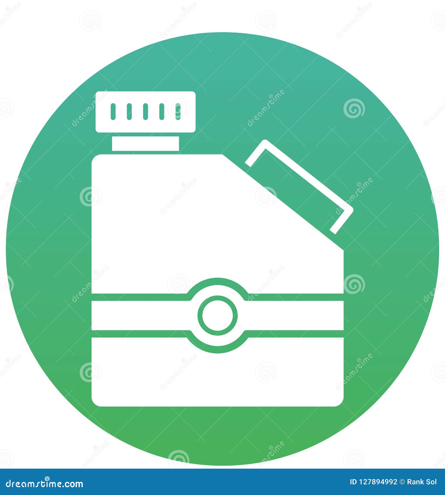 Diesel Can, Gallon Isolated Vector Icon Can Be Easily Modified or Edit ...