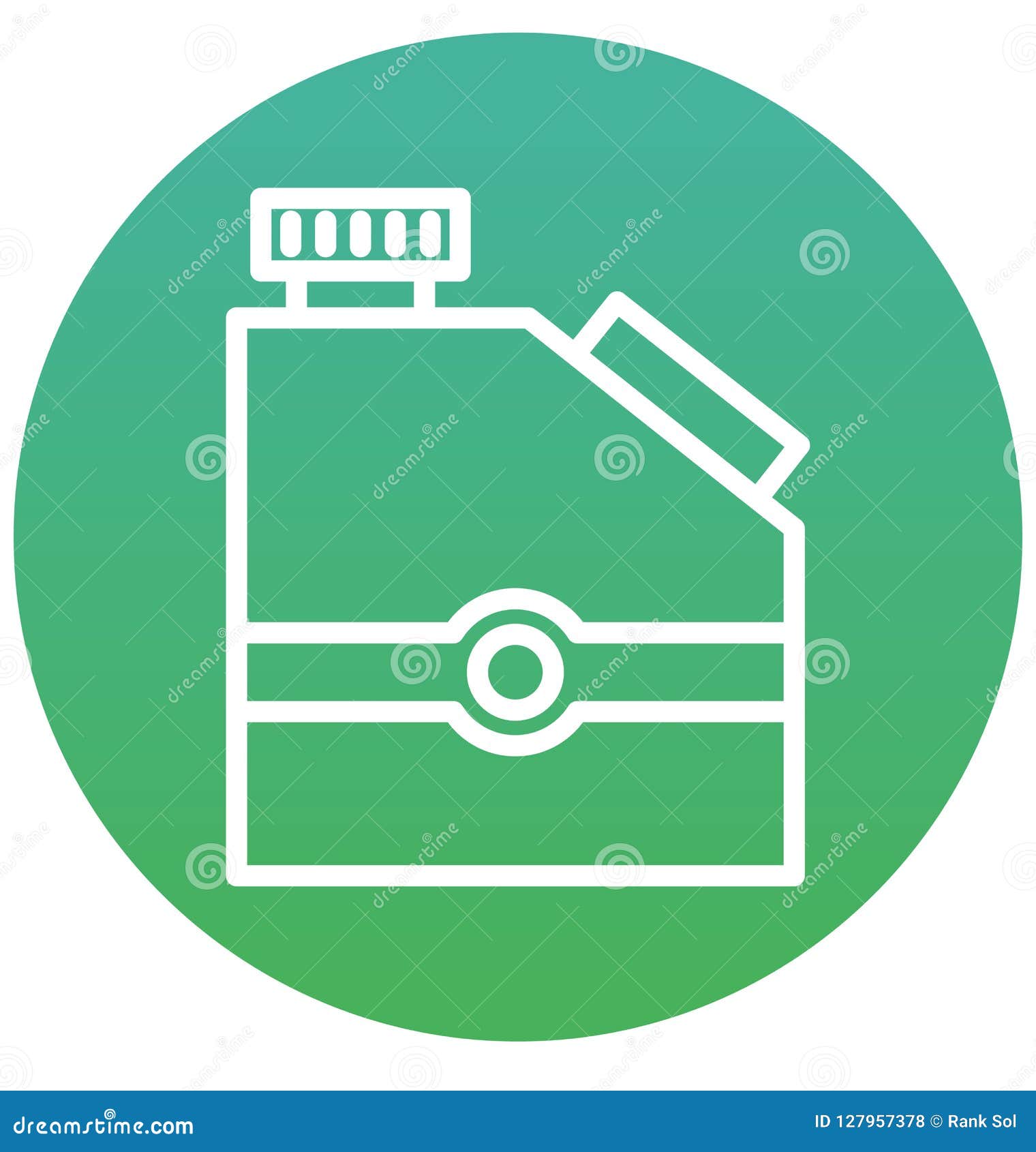 Diesel Can, Gallon Isolated Vector Icon Can Be Easily Modified or Edit ...