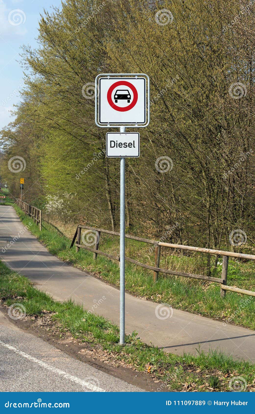 Diesel driving prohibited stock image. Image of banned - 111097889