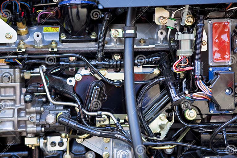 Diesel engine stock image. Image of injectors, accumulator - 10820725