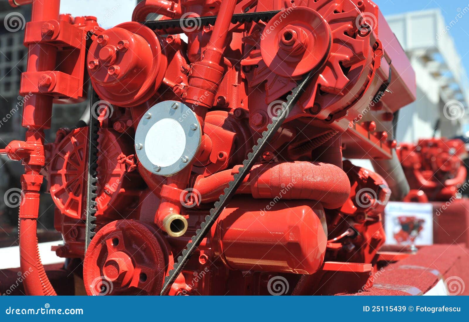 Diesel Engine stock image. Image of motor, concept, manufacturing ...