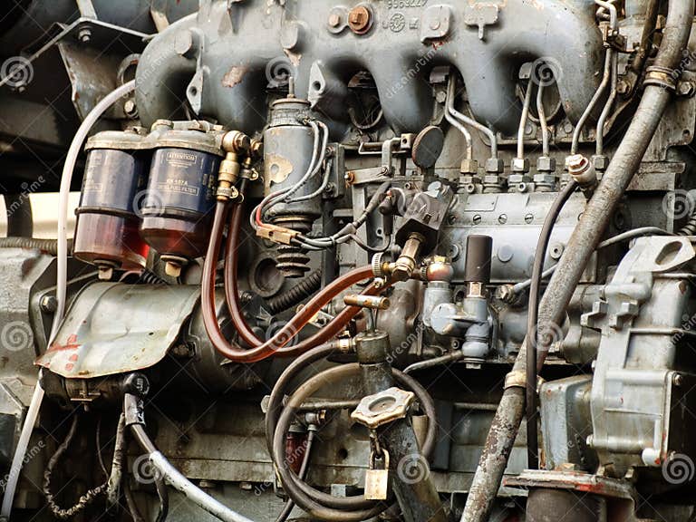 Diesel engine stock image. Image of mechanic, engine, power - 4756961