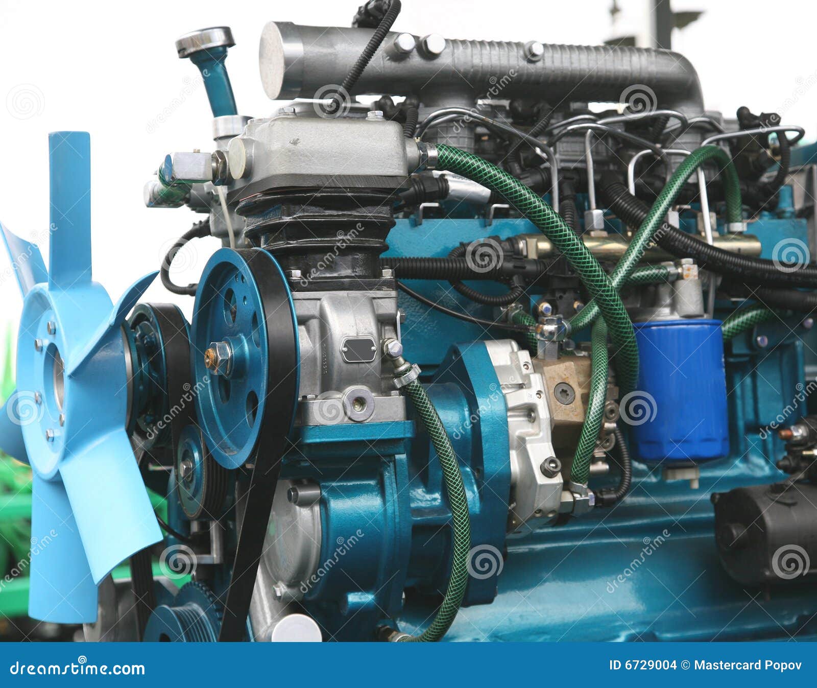 Diesel engine stock photo. Image of automotive, automobile - 6729004