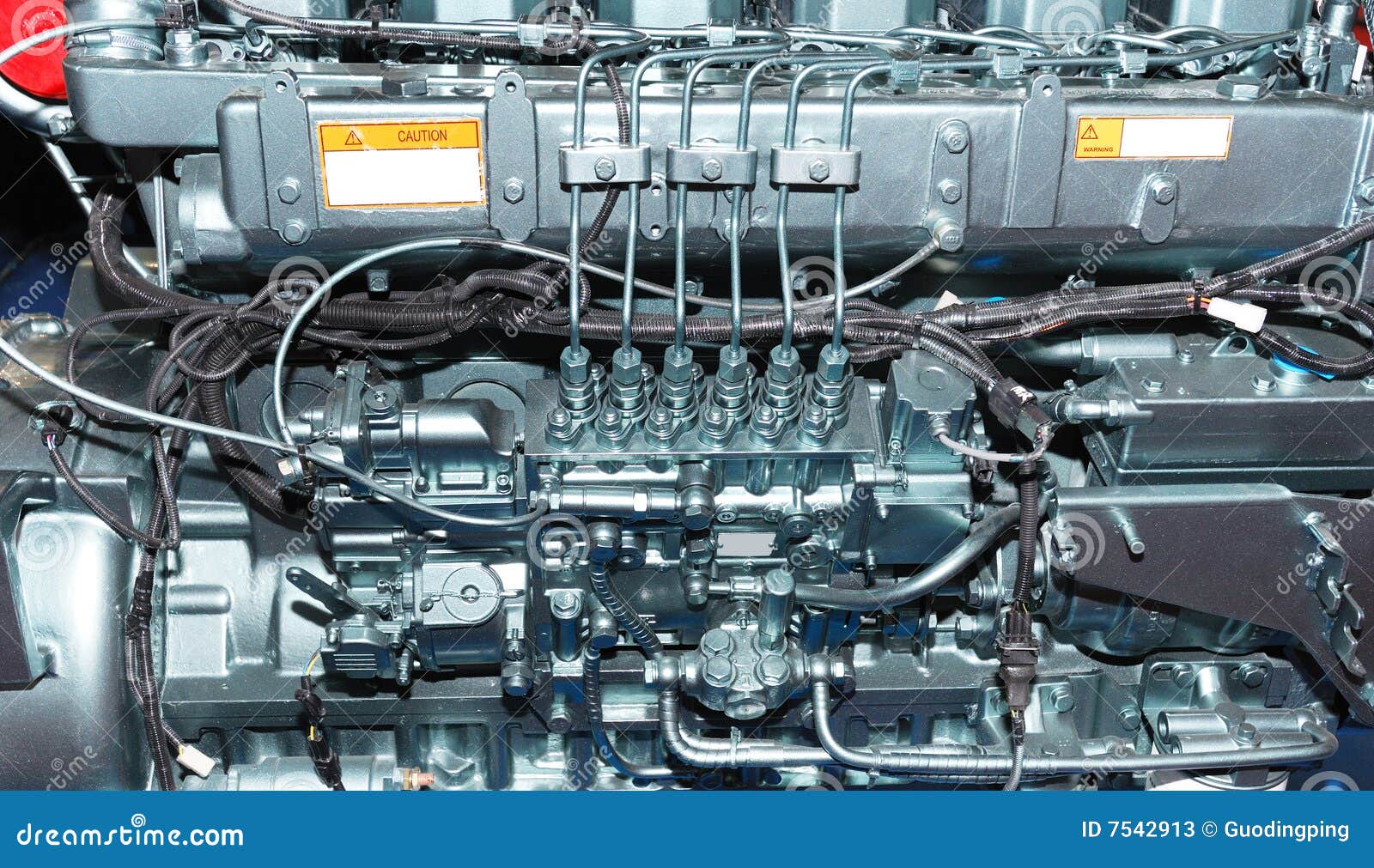 Diesel engine stock image. Image of mechanical, cogs, motor - 7542913