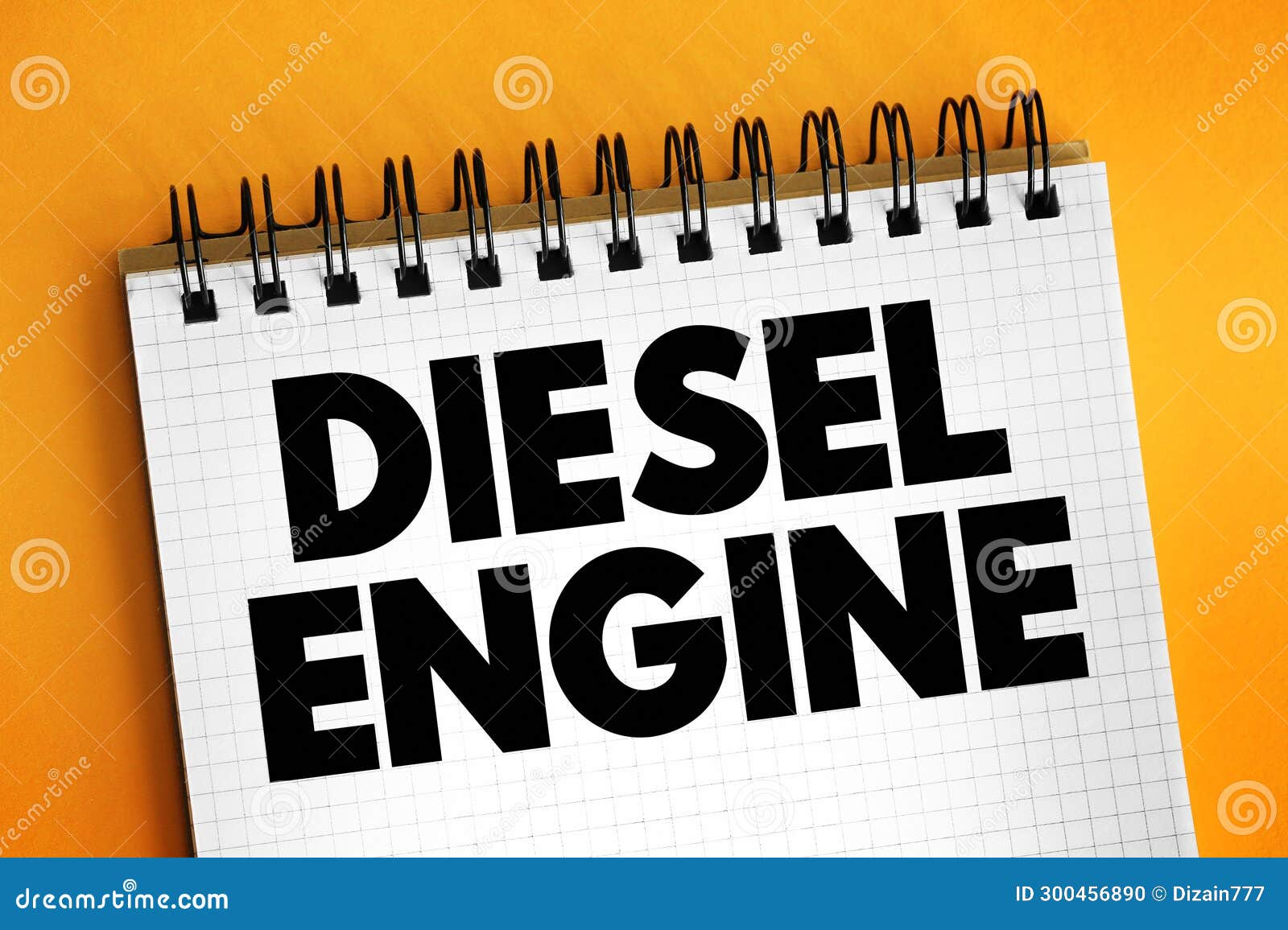 Diesel Engine - Combustion Engine, Text Concept on Notepad Stock Photo ...