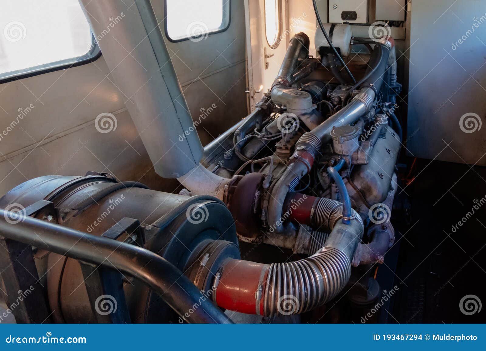 Inside The Locomotive Stock Image | CartoonDealer.com #166361185