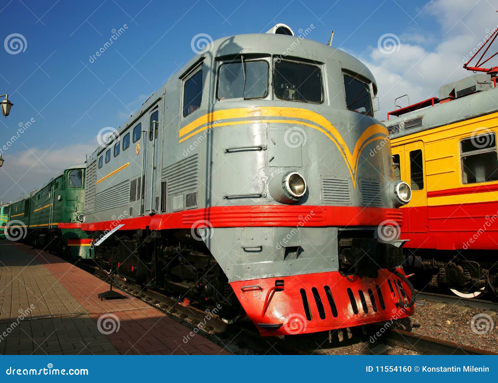 Diesel Engine - The Locomotive Stock Photography | CartoonDealer.com ...