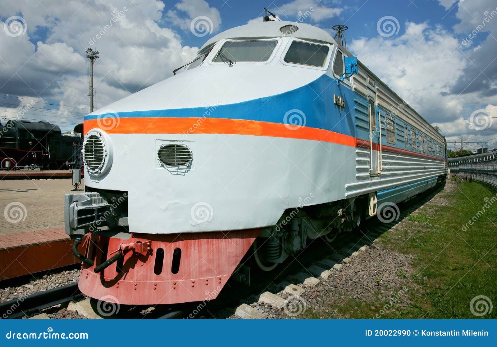 Diesel Engine - the Locomotive Stock Photo - Image of railway, work ...