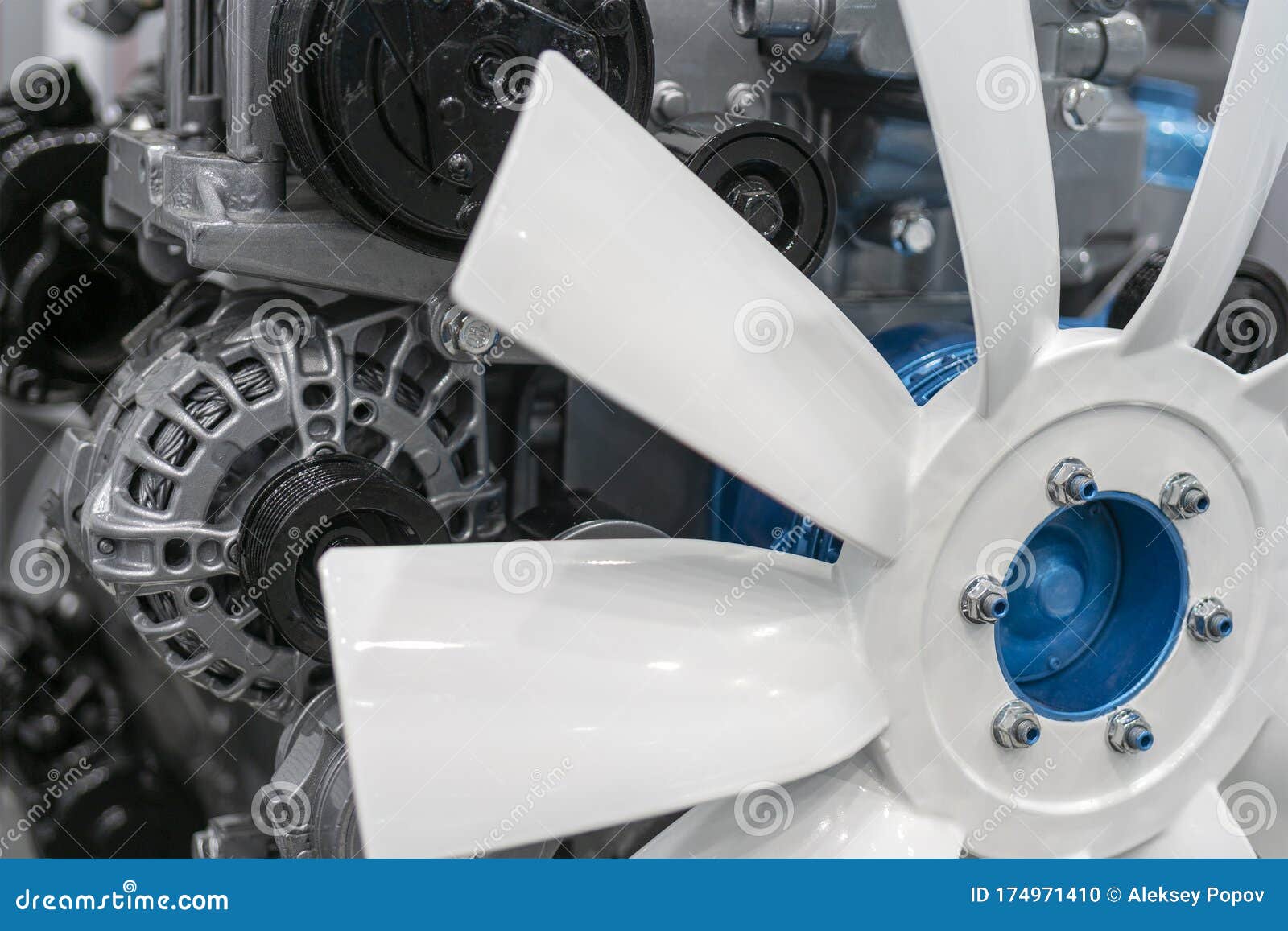 Car Engine - Modern Powerful Car Engine Stock Image | CartoonDealer.com ...