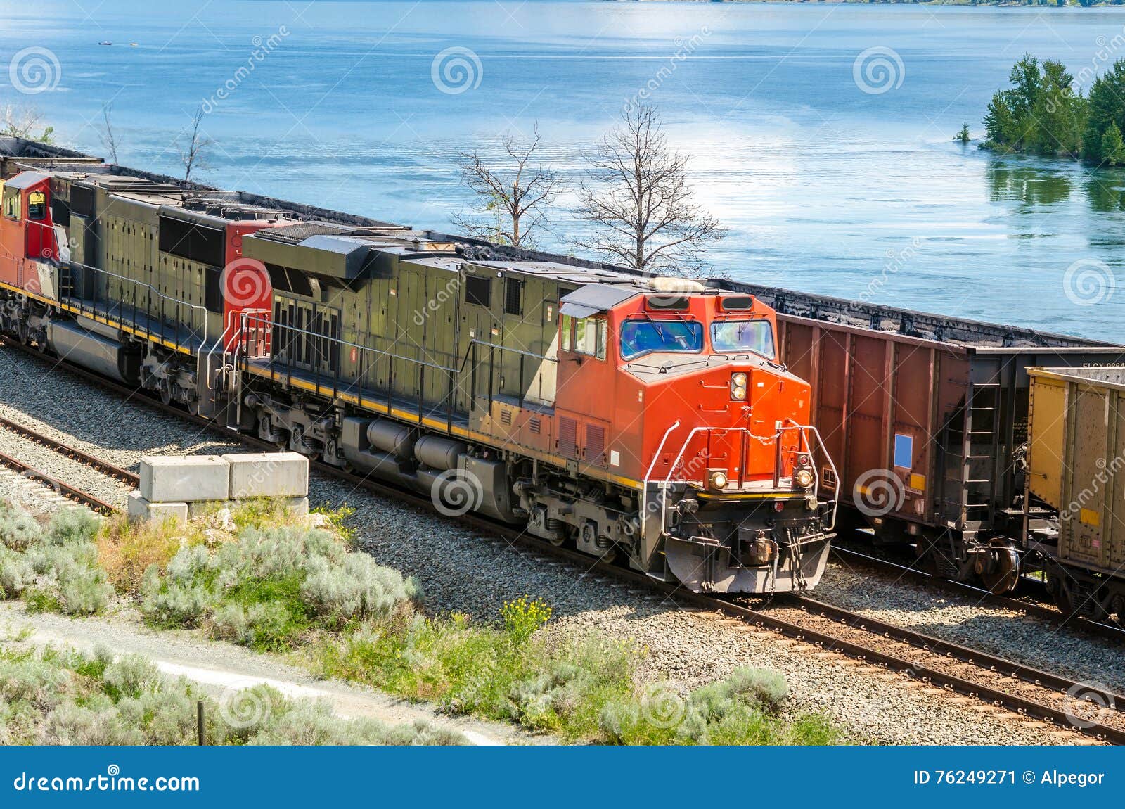 Diesel Engine stock image. Image of fuel, goods, railway - 76249271