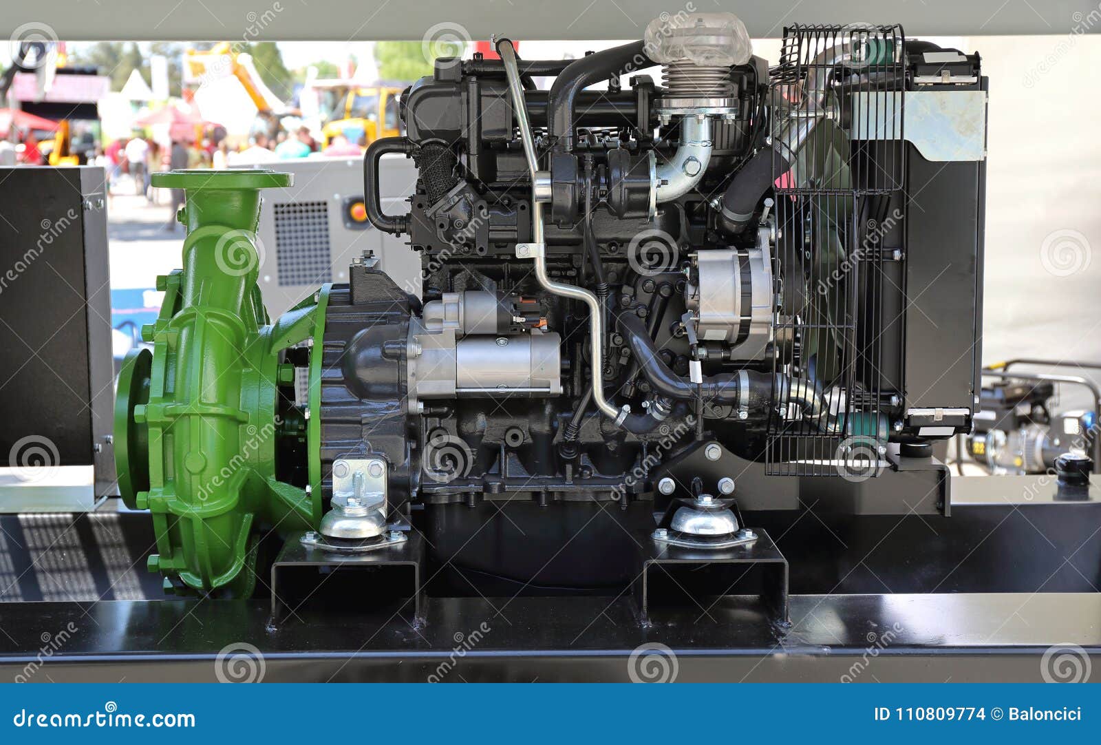 Diesel Engine Pump stock photo. Image of pump, parts - 110809774