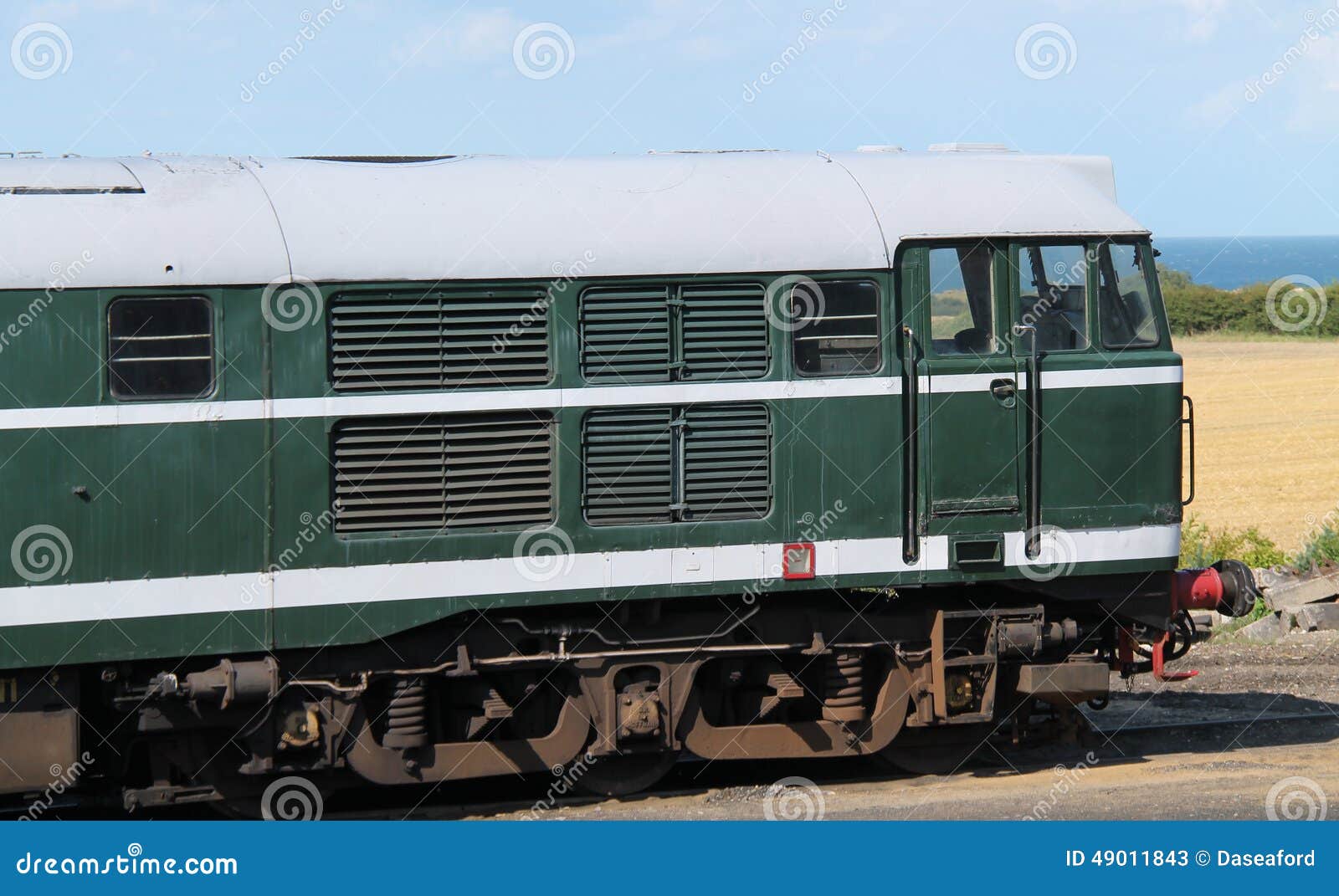 Diesel Engine Train. stock image. Image of transport - 49011843