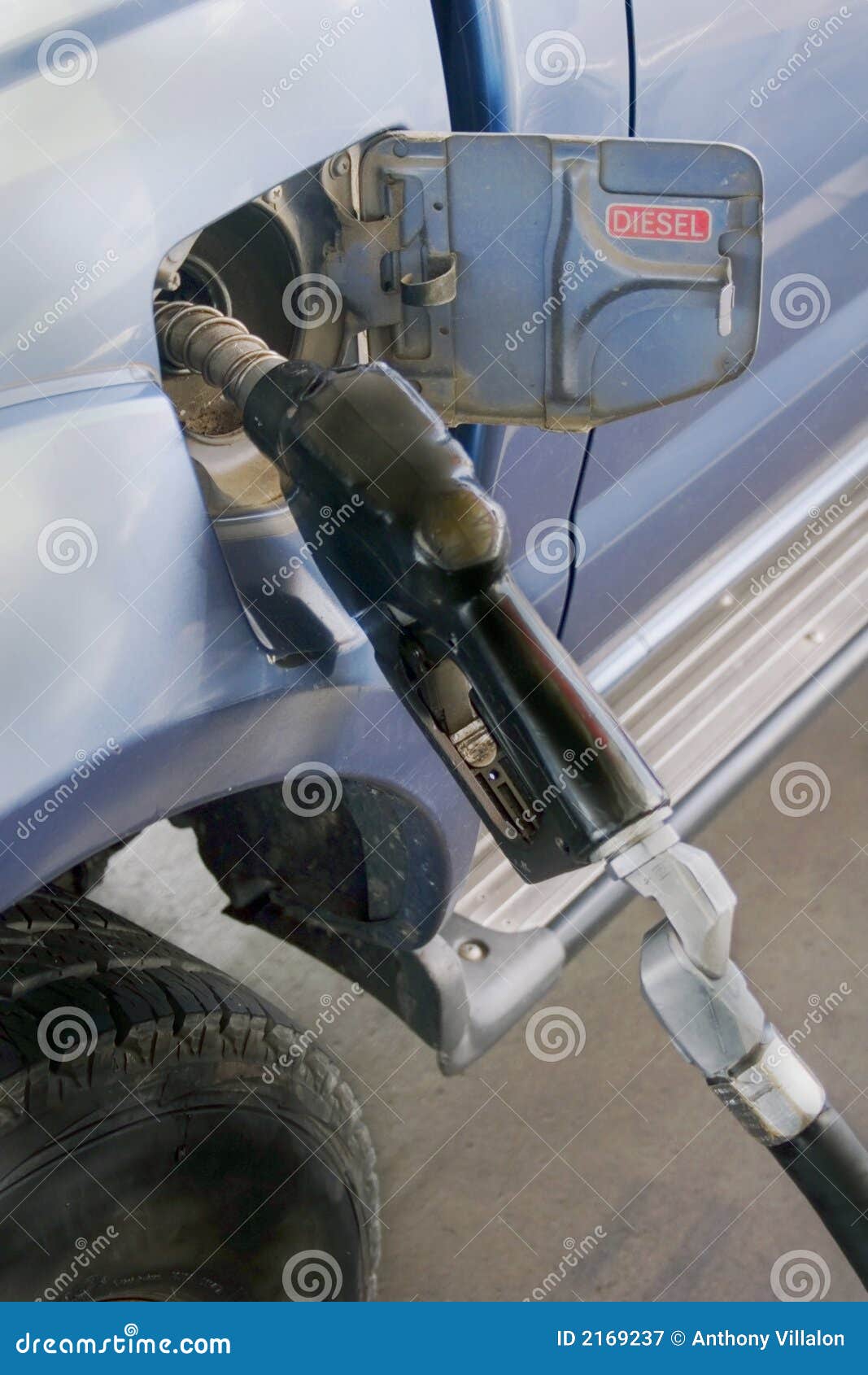 Diesel filling stock image. Image of petrol, tire, diesoline - 2169237
