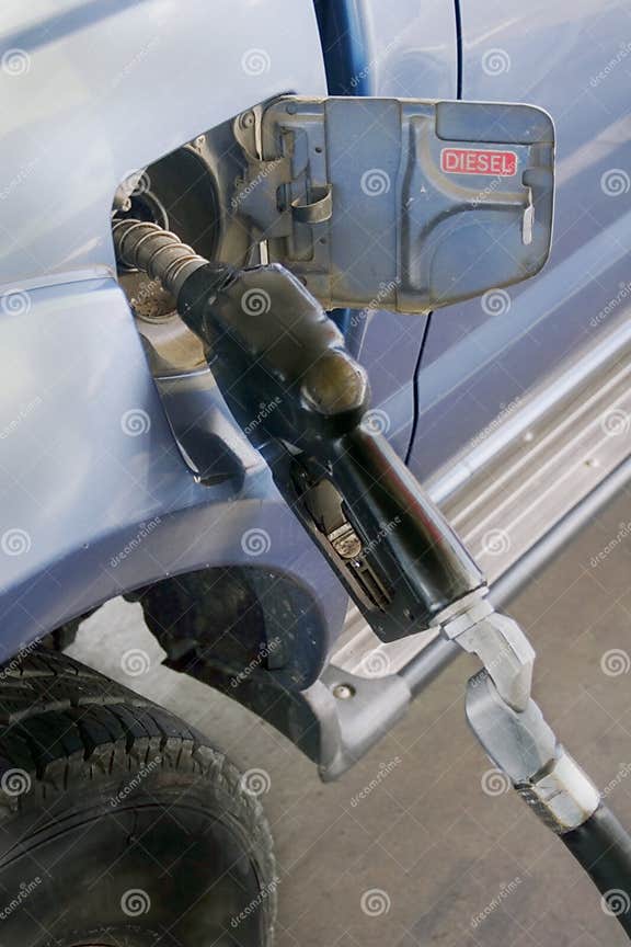 Diesel filling stock image. Image of petrol, tire, diesoline - 2169237