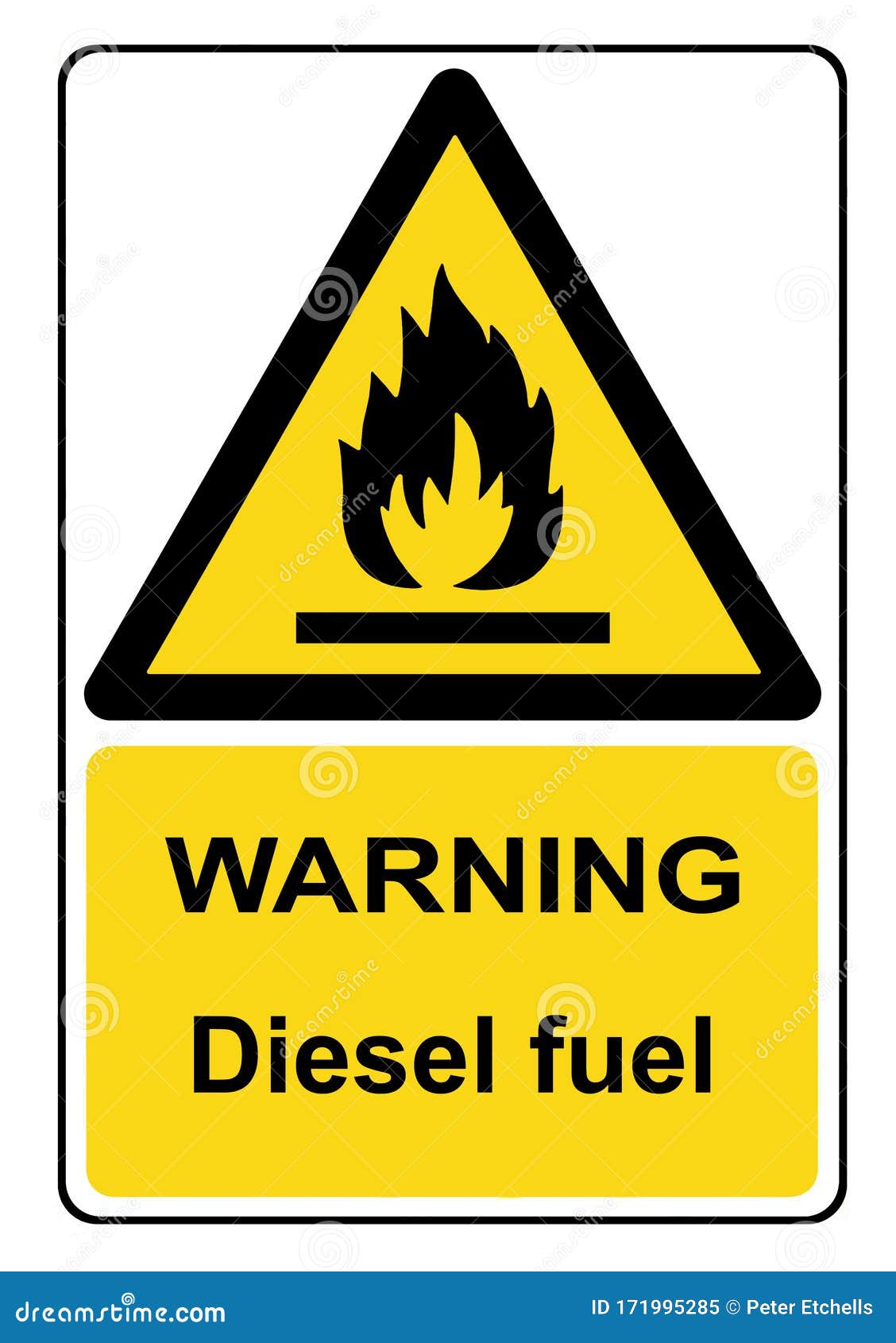 Diesel fuel sign stock vector. Illustration of compulsory - 171995285