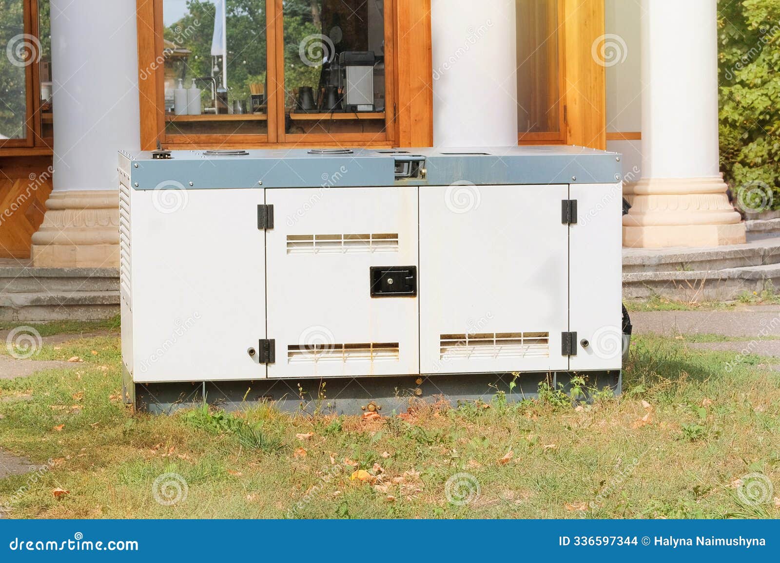 Diesel Generator for Emergency Power Supply. Backup Power Supply of ...