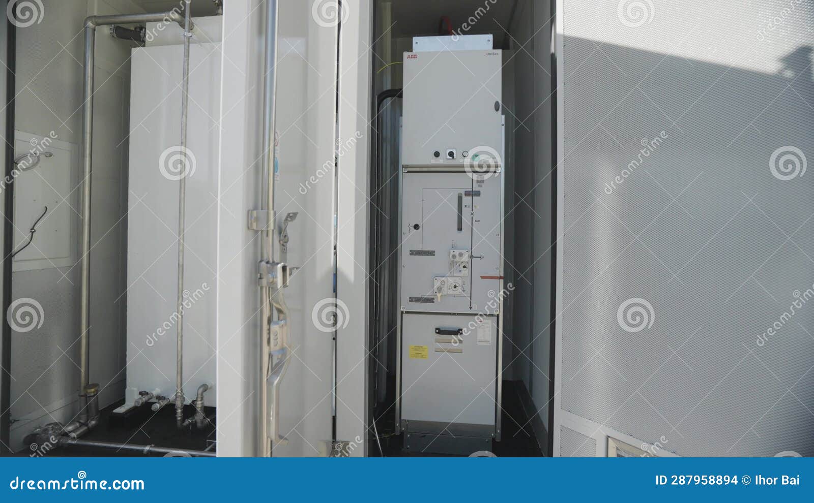Diesel Generator Set. Modern Industrial Diesel Generator Inside ...