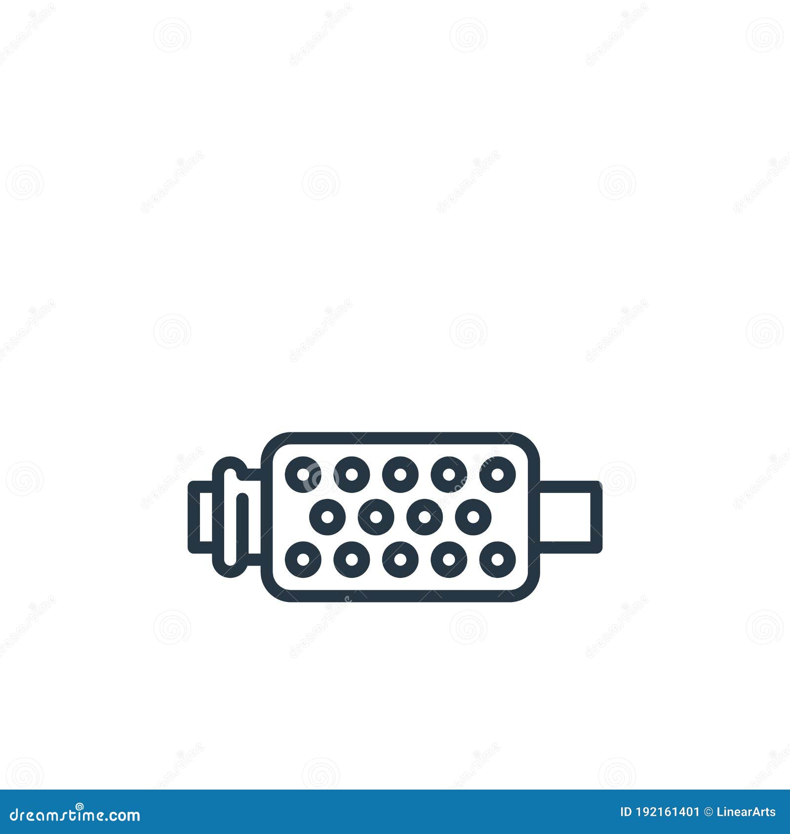 Diesel Icon Vector from Car Engine Concept. Thin Line Illustration of ...