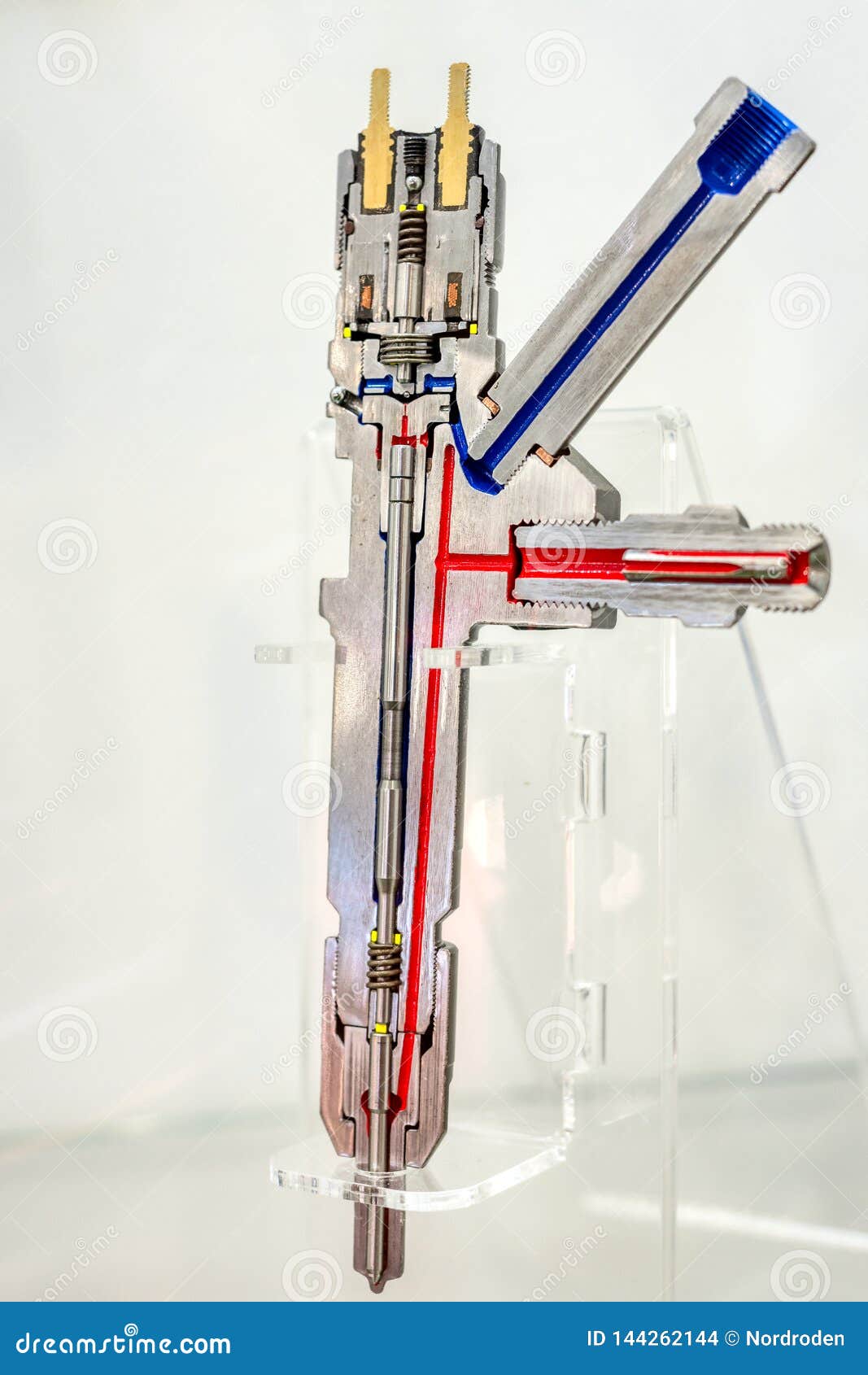 Diesel Injector in the Cut. Stock Photo - Image of repair, engine ...