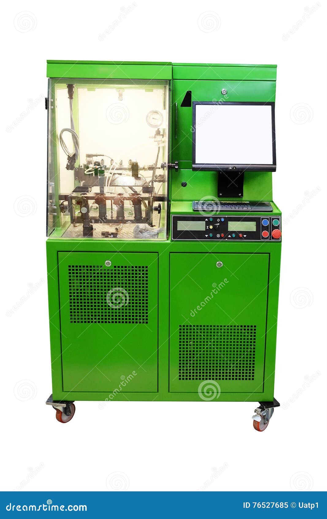 Diesel Injector Diagnostic and Repair Machine Stock Image - Image of ...