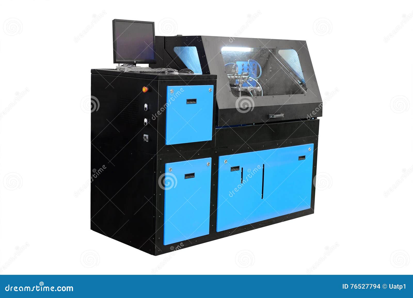 Diesel Injector Diagnostic and Repair Machine Stock Photo - Image of ...