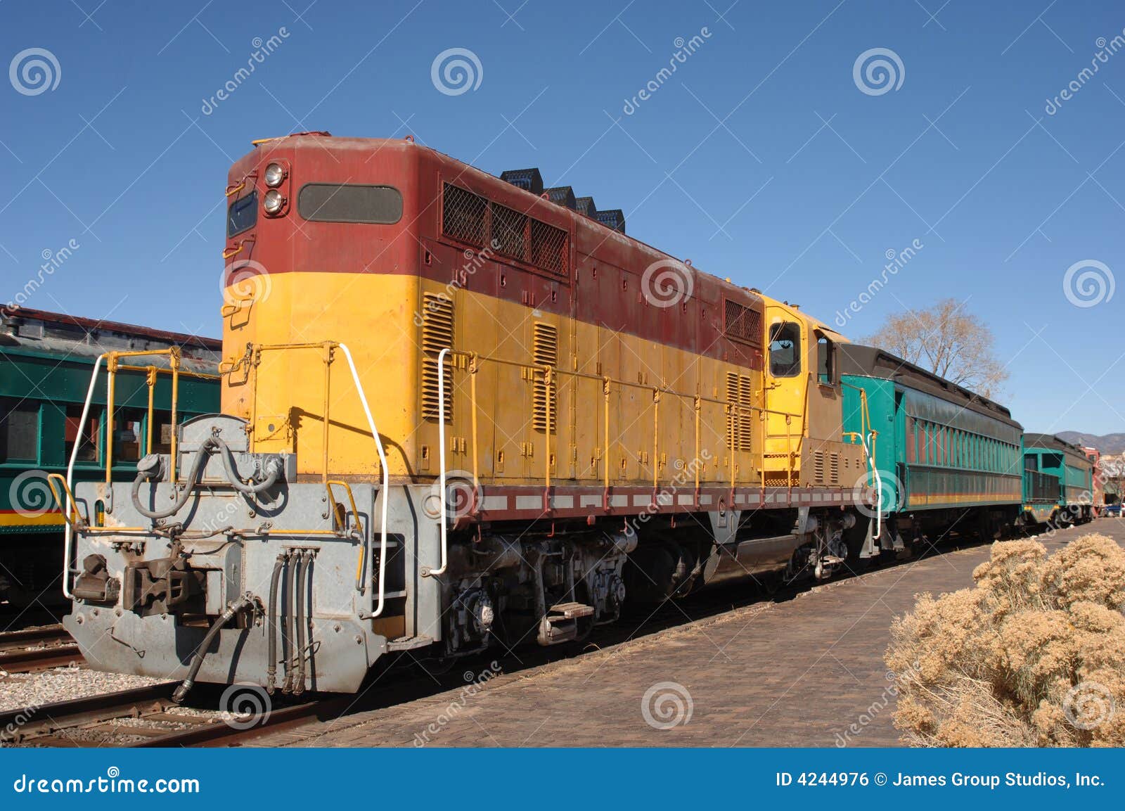 Diesel Locomotive Royalty Free Stock Image - Image: 4244976