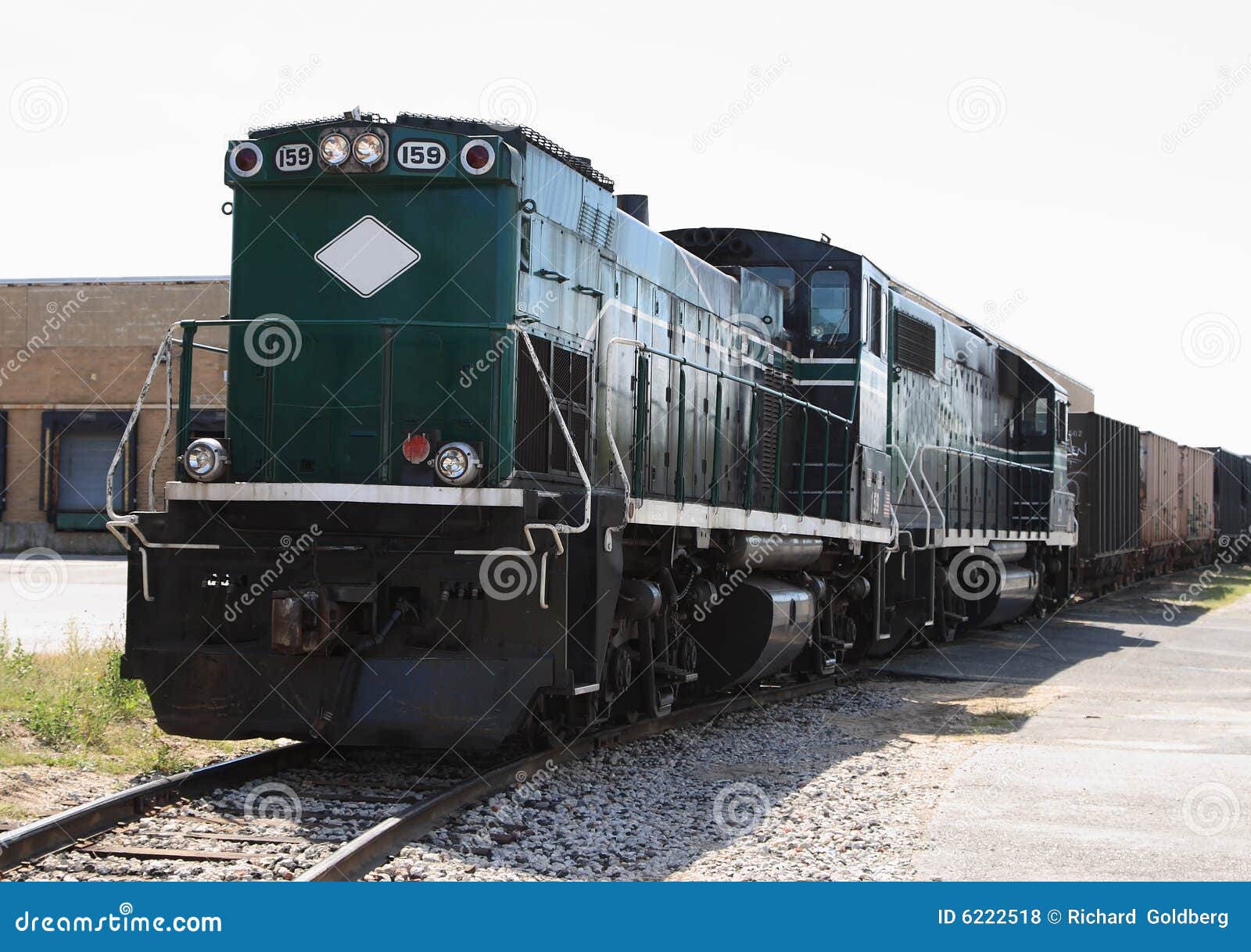 Diesel Locomotive stock photo. Image of rail, engine, america - 6222518
